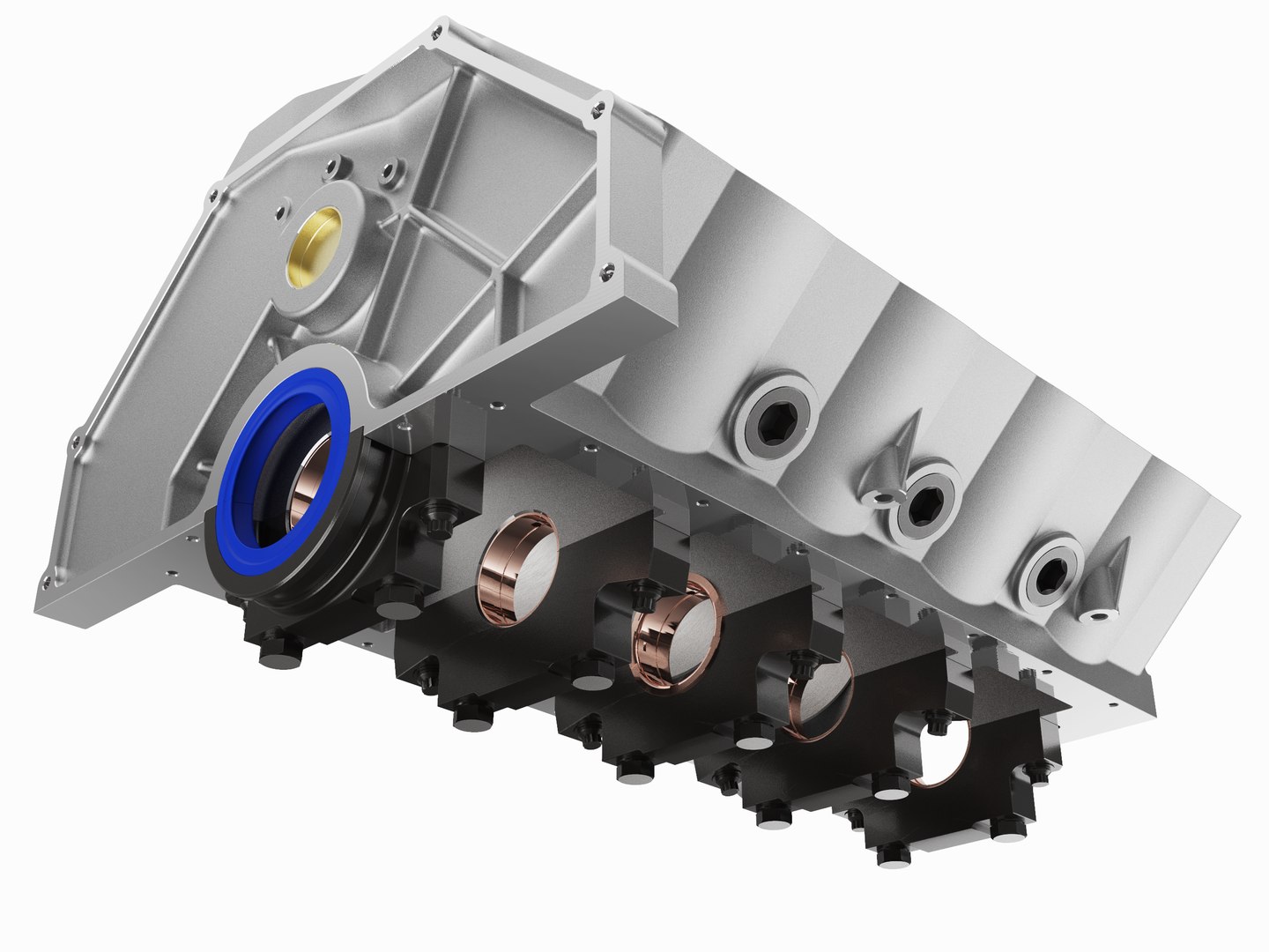 3D engine block model - TurboSquid 1528886