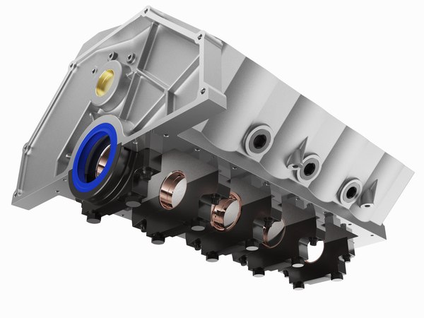 3D engine block model - TurboSquid 1528886