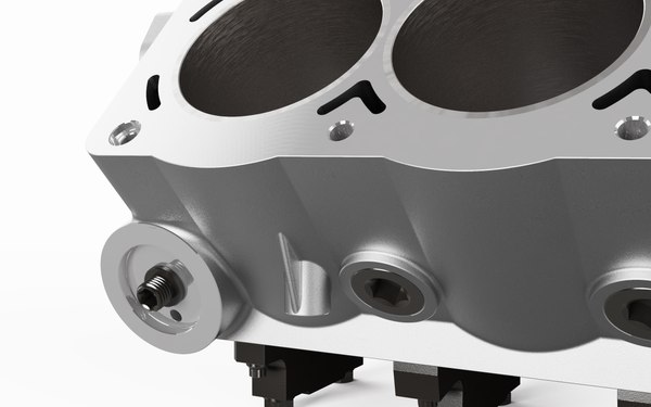 3D engine block model - TurboSquid 1528886
