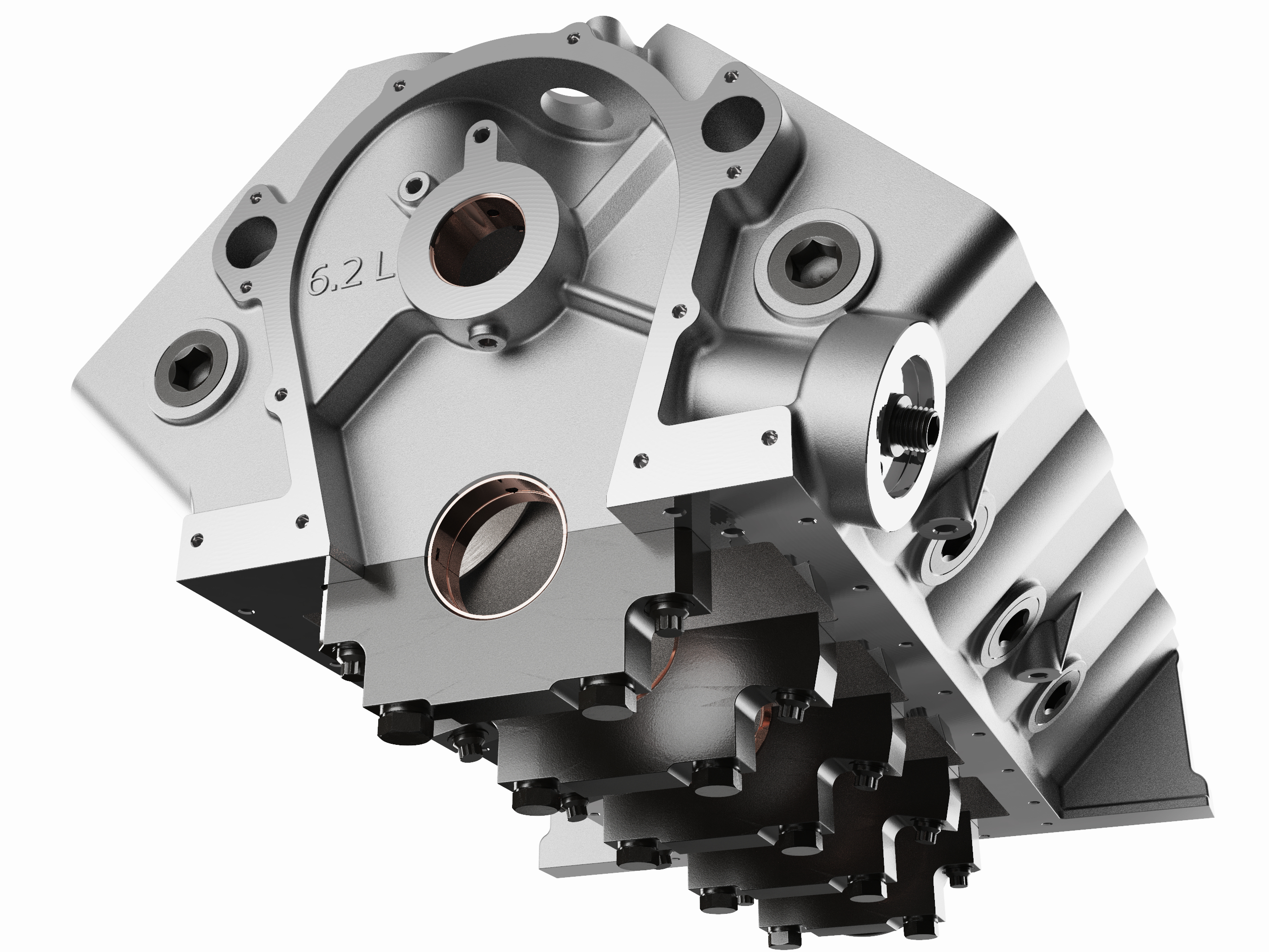 modelo 3d Bloque de motor V8 - TurboSquid 1528886