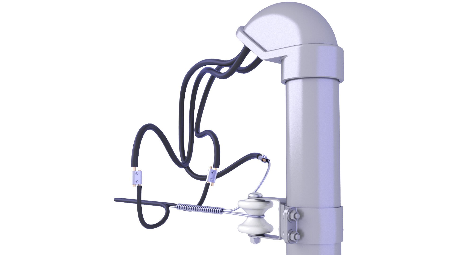 Power Line Connection 37 3D Model - TurboSquid 2096333