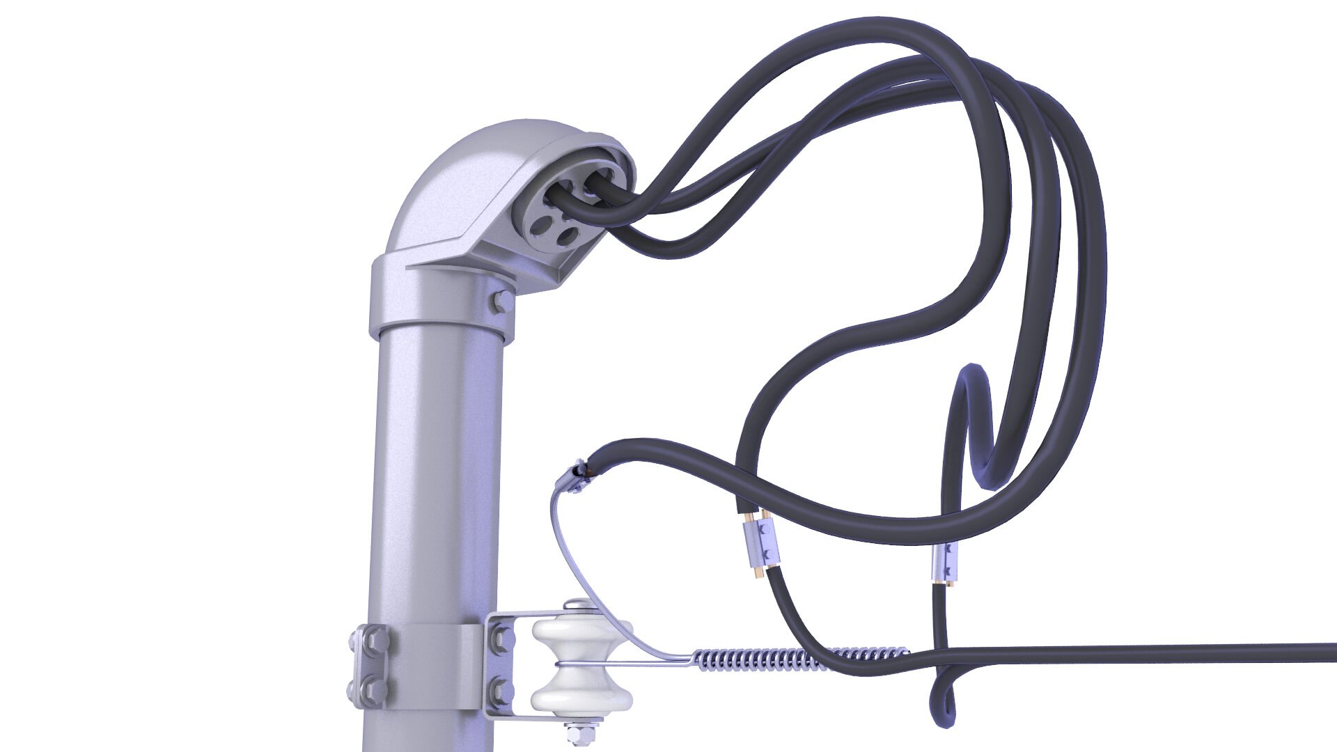 Power Line Connection 37 3D Model - TurboSquid 2096333