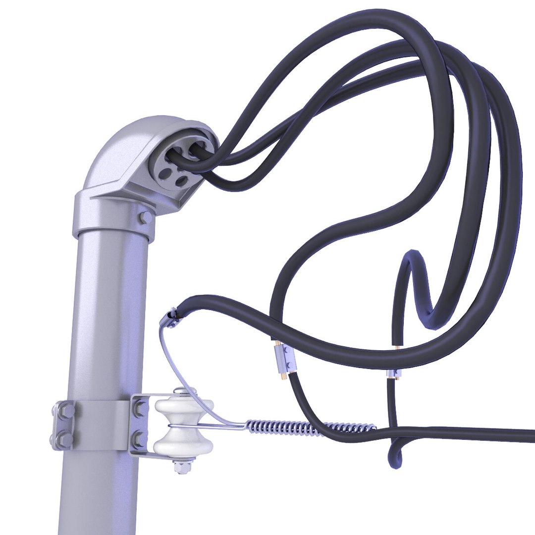 Power Line Connection 37 3D Model - TurboSquid 2096333