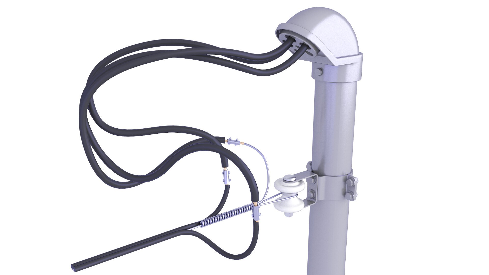 Power Line Connection 37 3D Model - TurboSquid 2096333