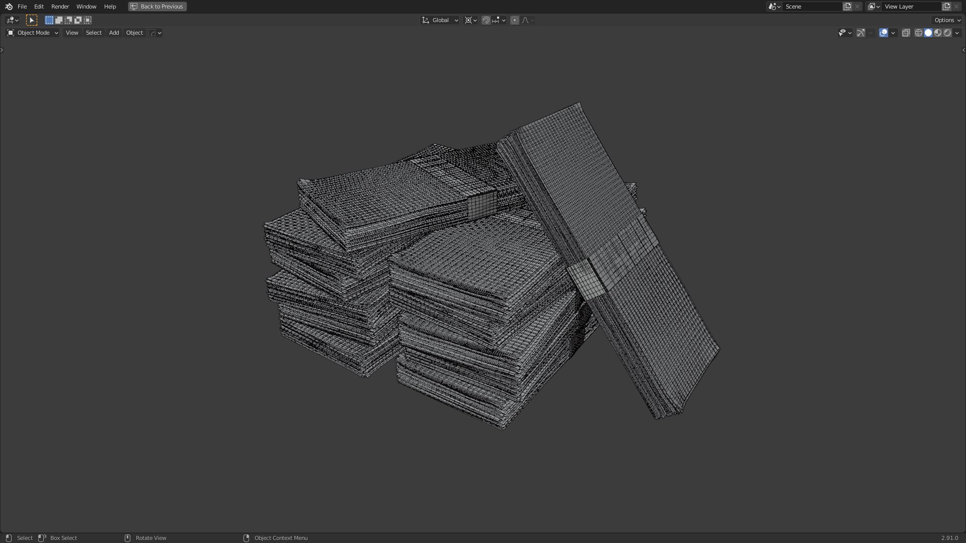 Money stack - modelled model - TurboSquid 1707810