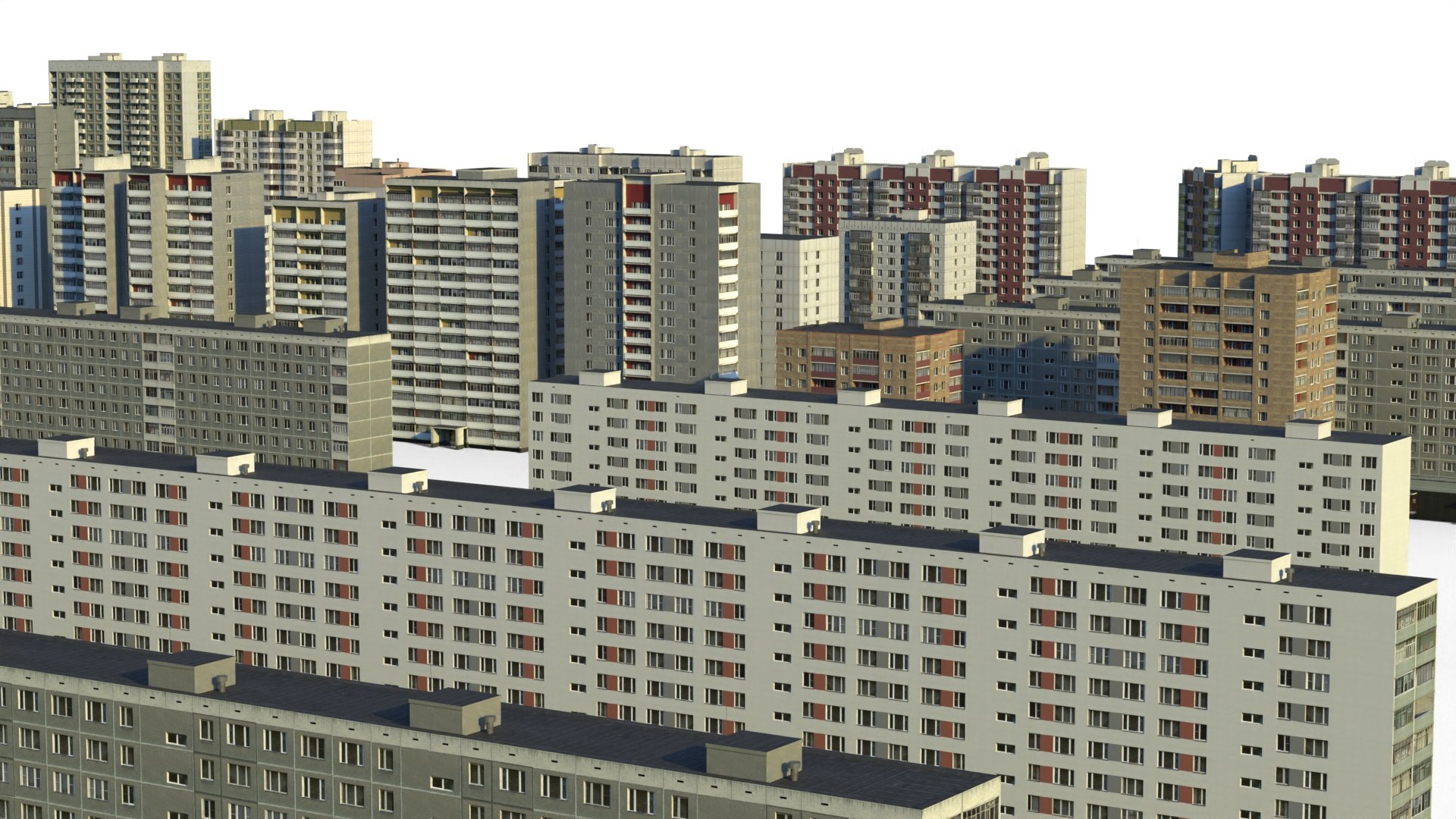 Russian Buildings Pack 3D Model - TurboSquid 2241594