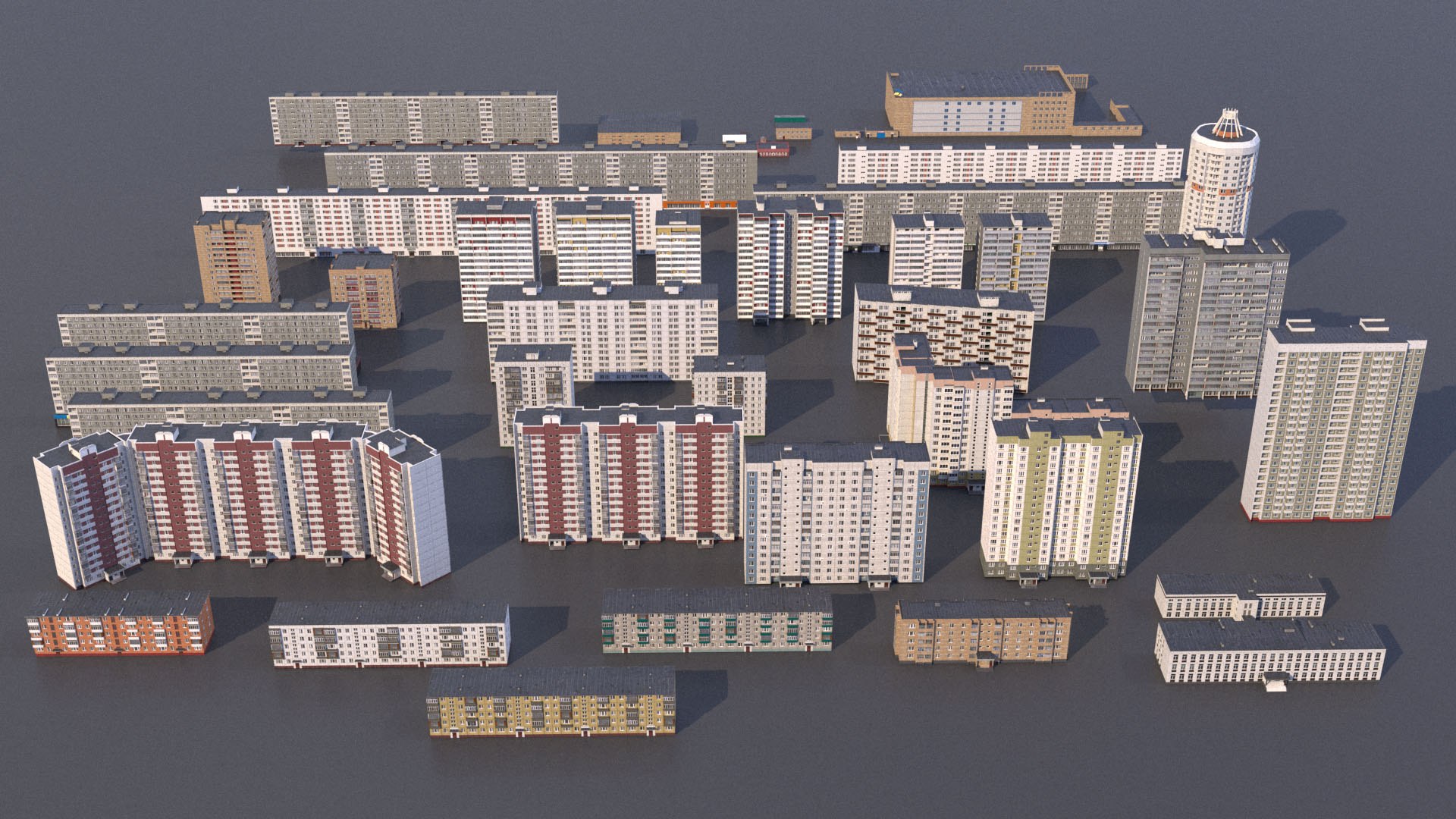 Russian Buildings Pack 3D Model - TurboSquid 2241594