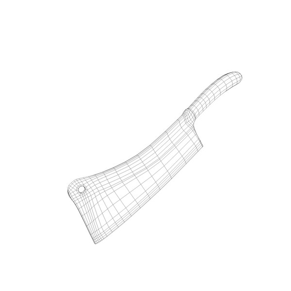 3d vintage cleaver