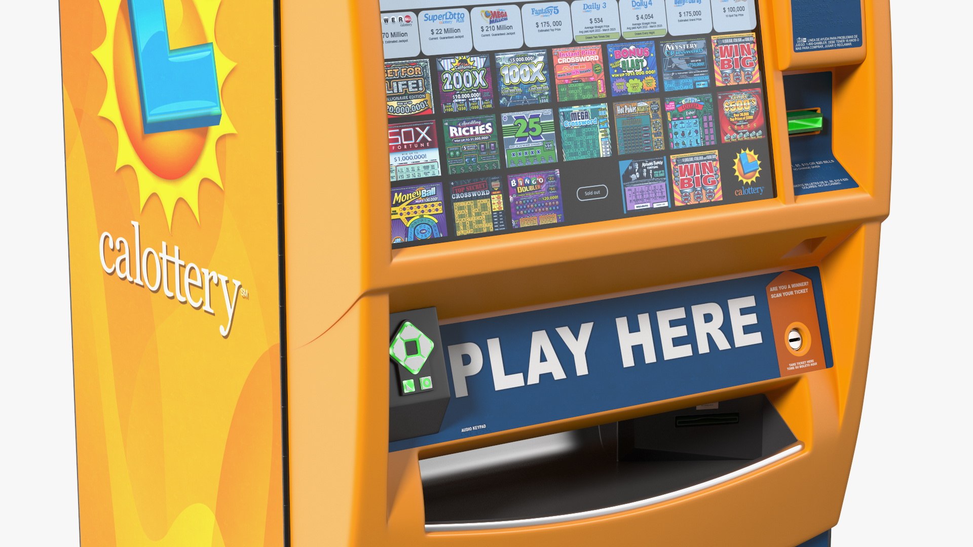 3D Calottery Lottery Machine - TurboSquid 2041080