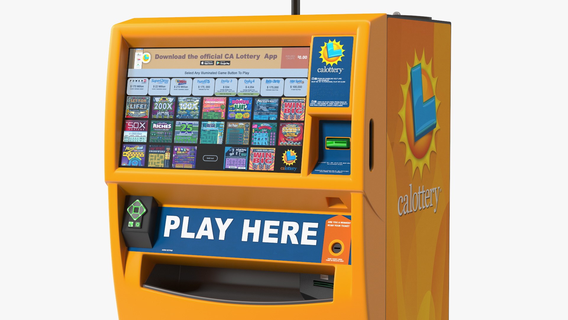 3D Calottery Lottery Machine - TurboSquid 2041080