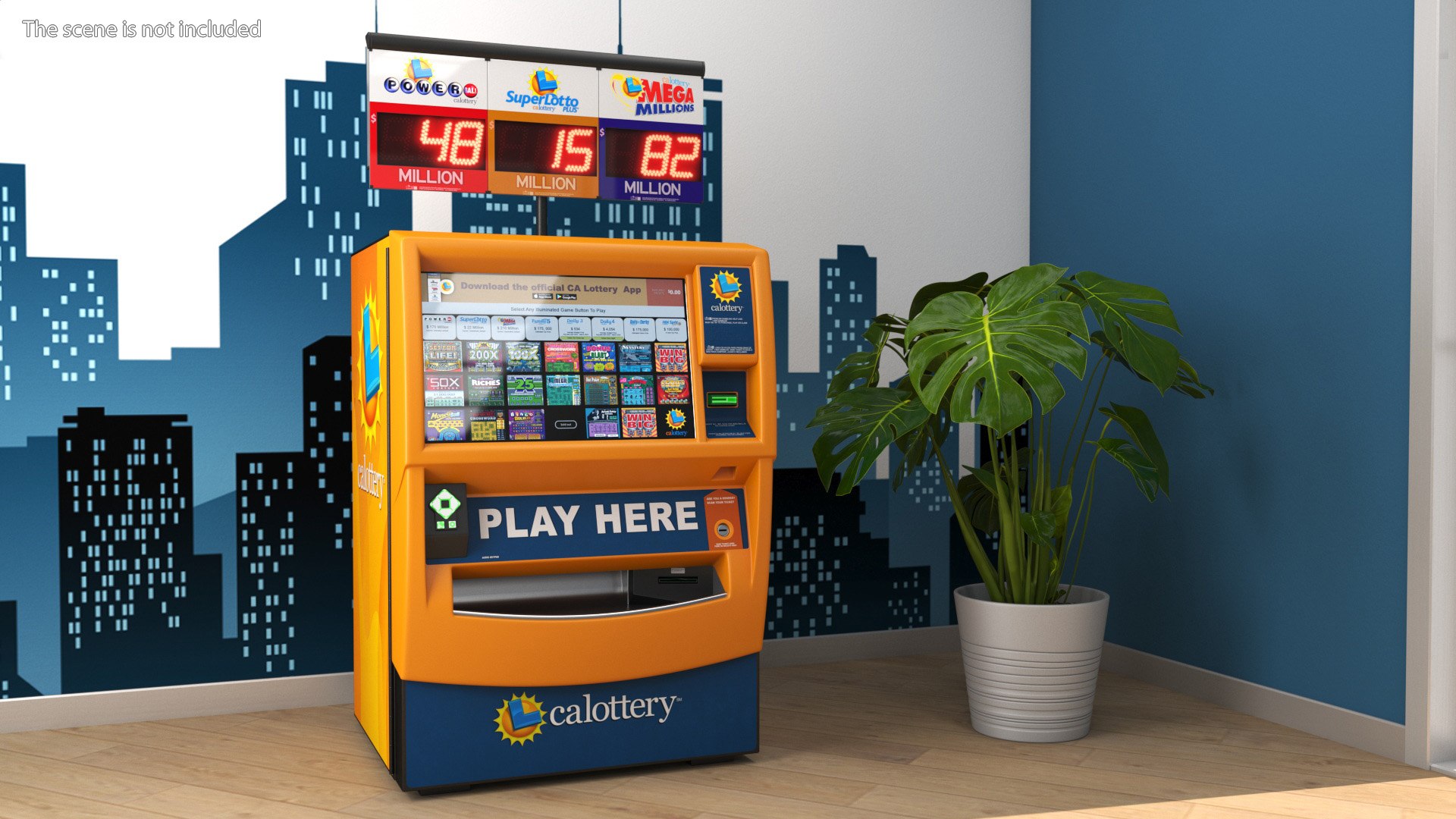 3D Calottery Lottery Machine - TurboSquid 2041080