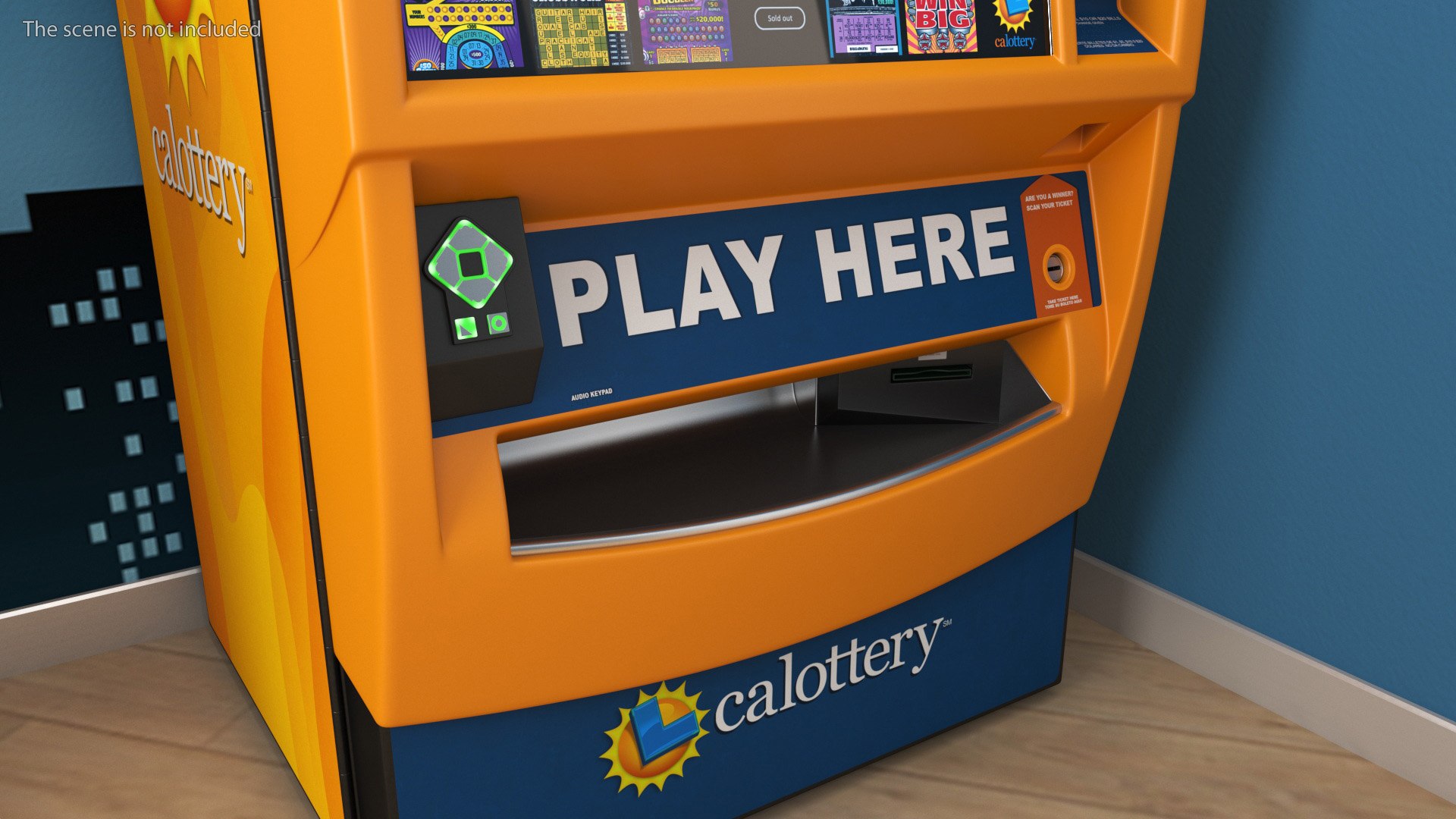 3D Calottery Lottery Machine - TurboSquid 2041080