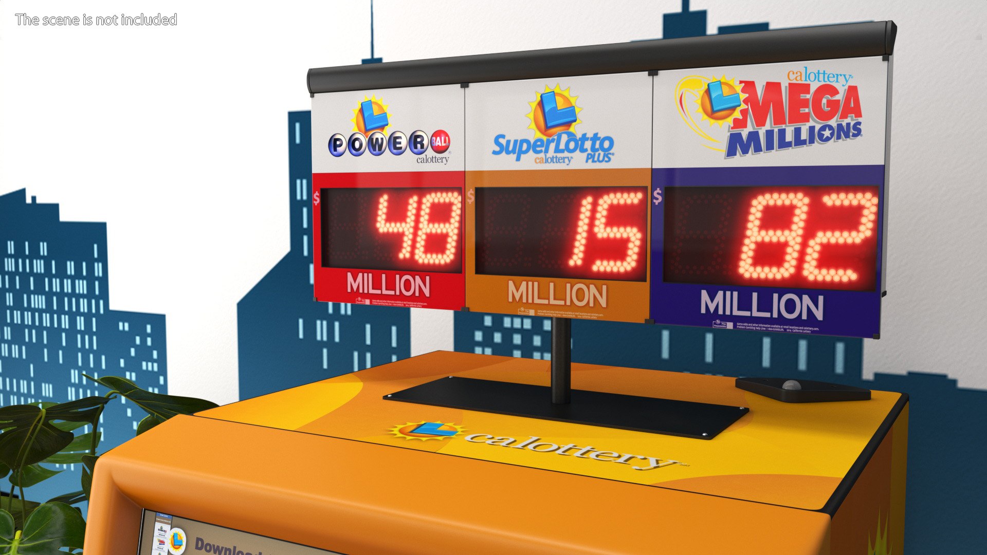 3D Calottery Lottery Machine - TurboSquid 2041080