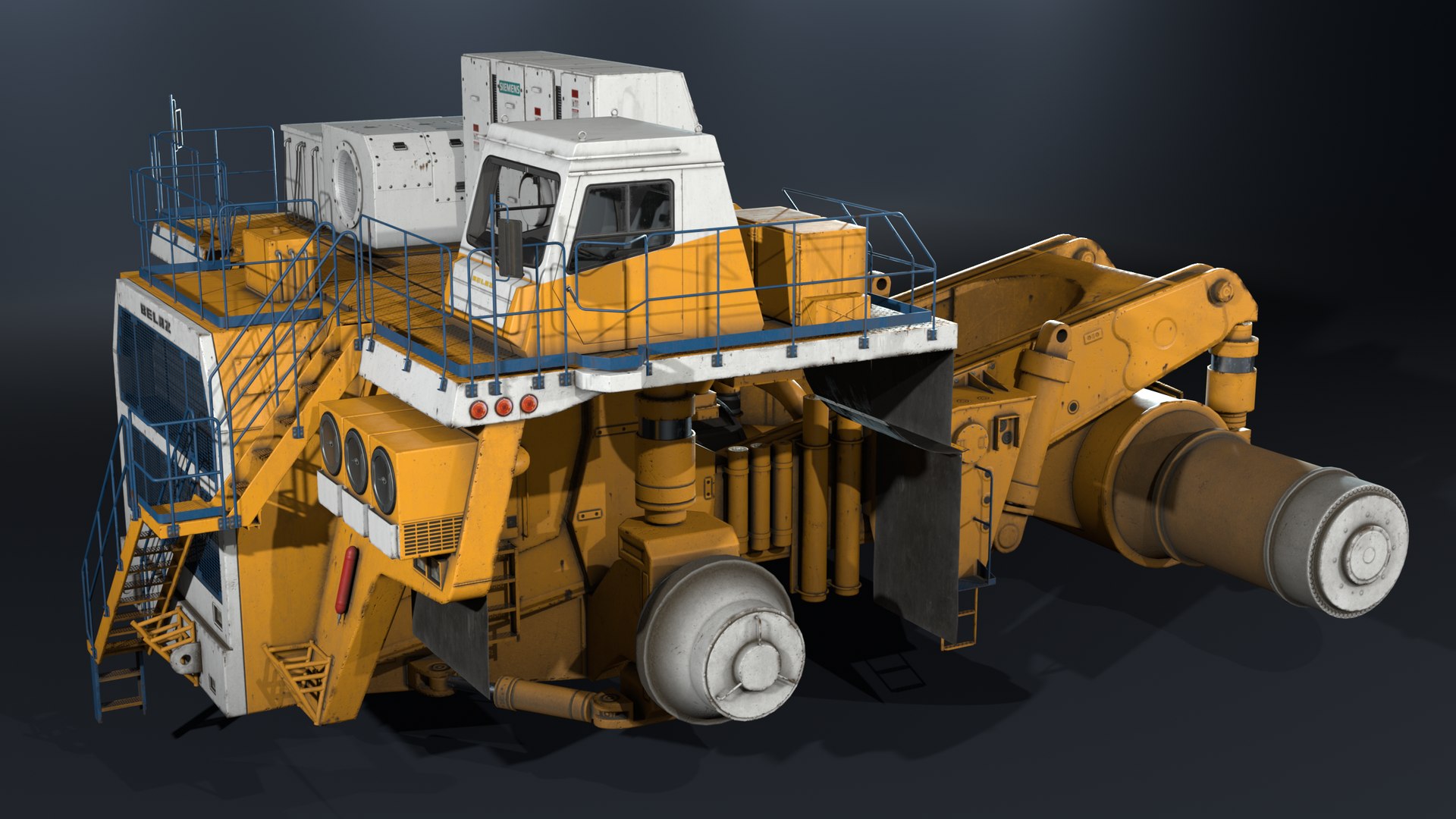 3D Belaz 75603 Rigged model - TurboSquid 1743588