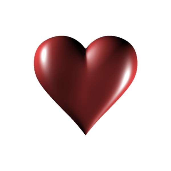 3d cartoon heart exploding