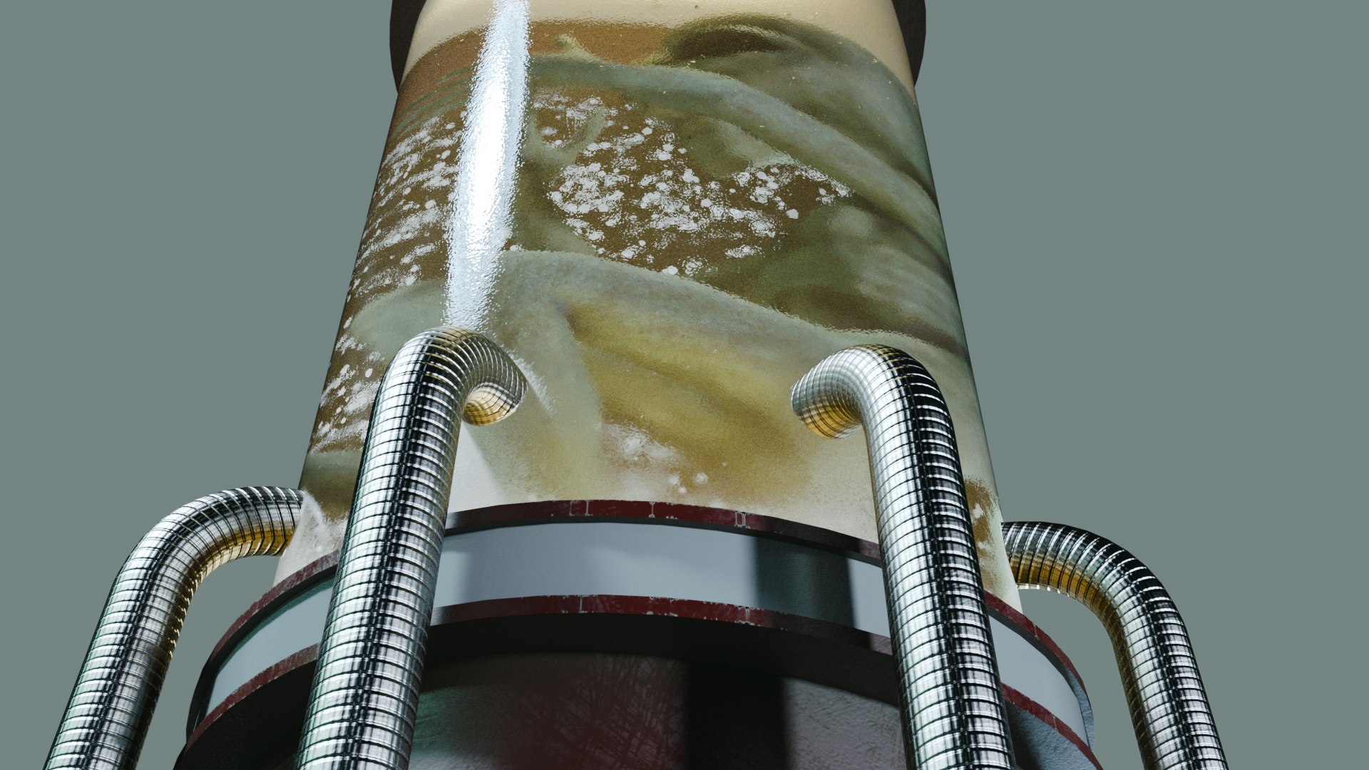 3D Alien Incubator with Bubbles Rising model - TurboSquid 2167927