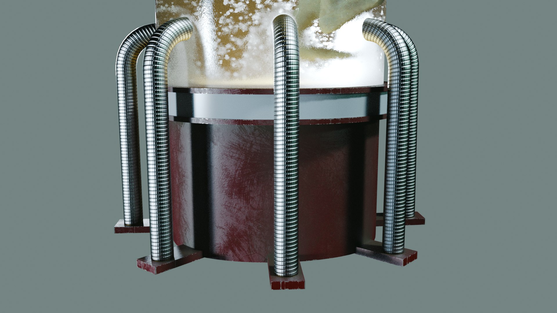 3D Alien Incubator with Bubbles Rising model - TurboSquid 2167927