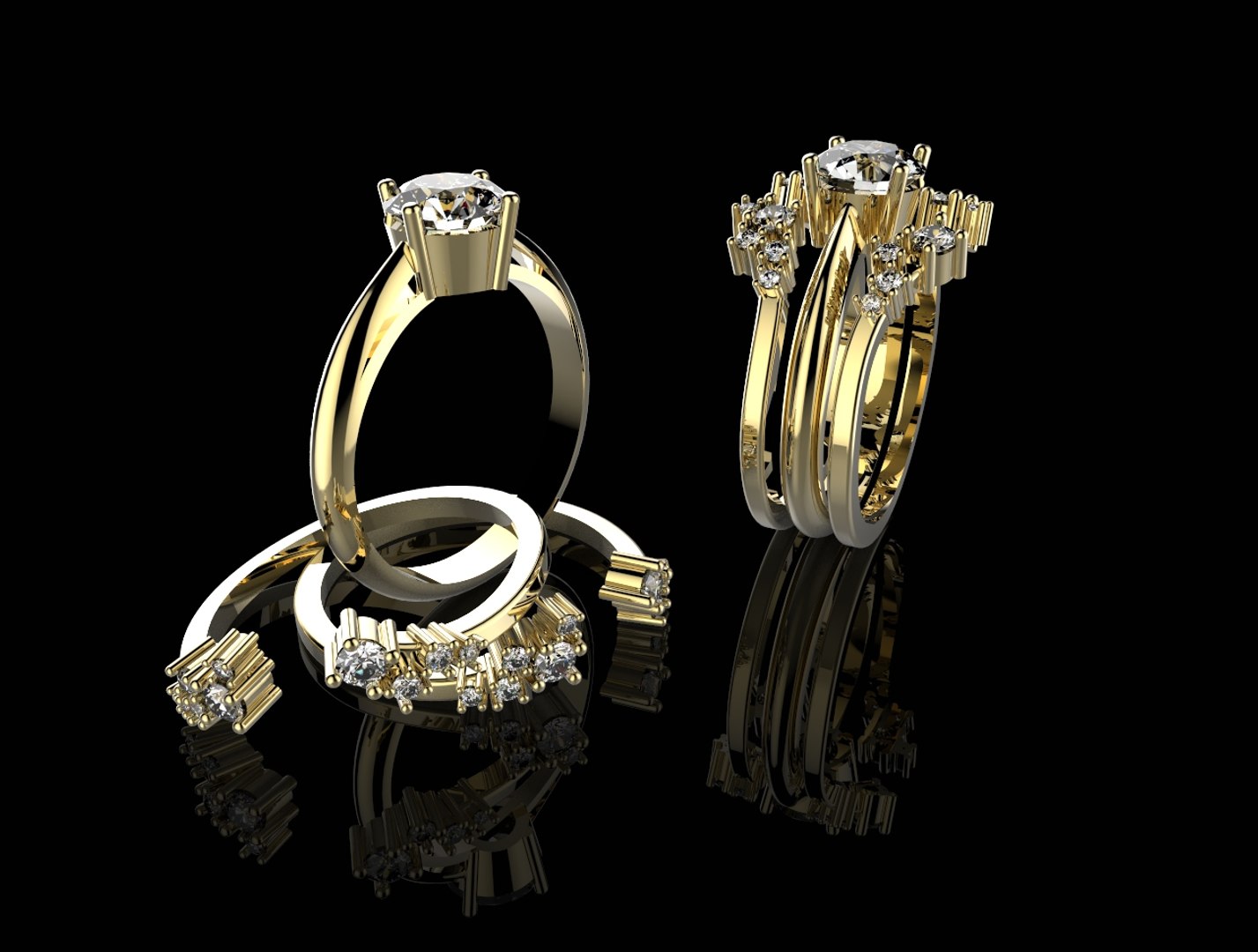 3d Ring Stones Stl Print