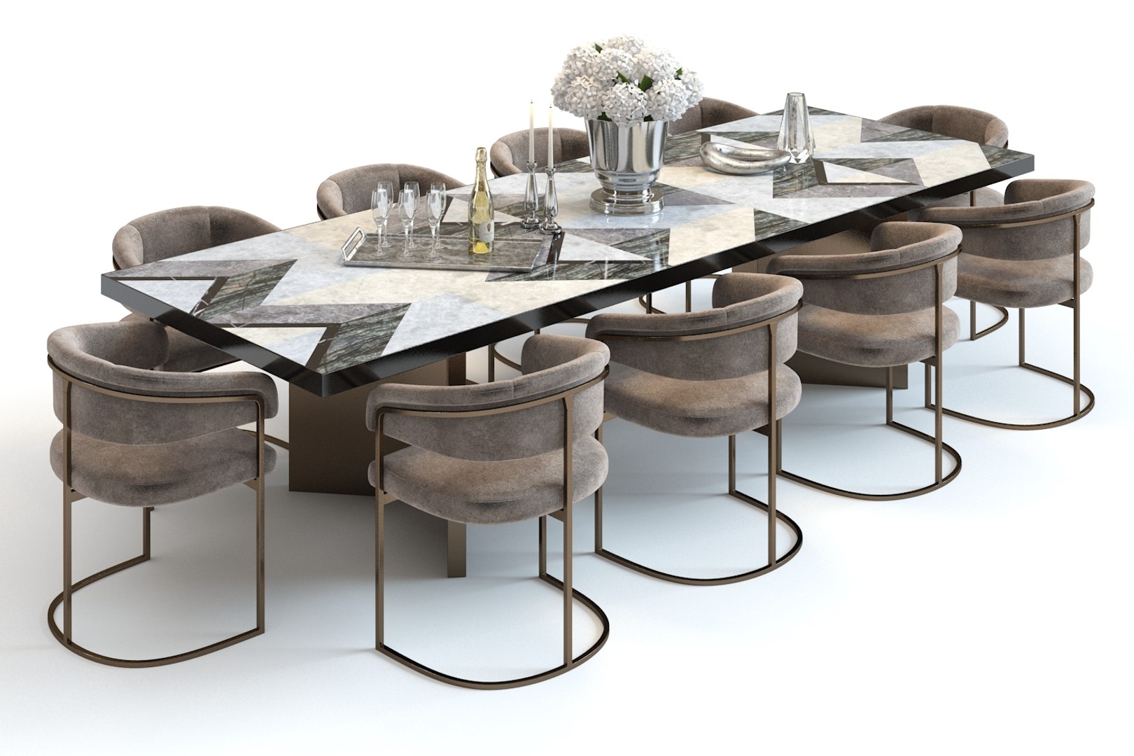 3D Set Sofa Chair Revenge - TurboSquid 1327606