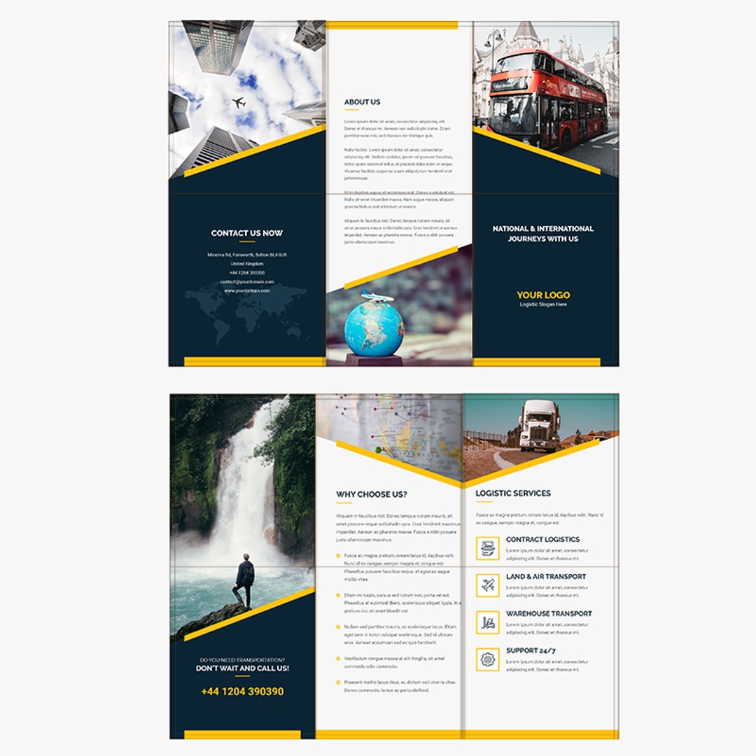 3D folded leaflet - TurboSquid 1522112