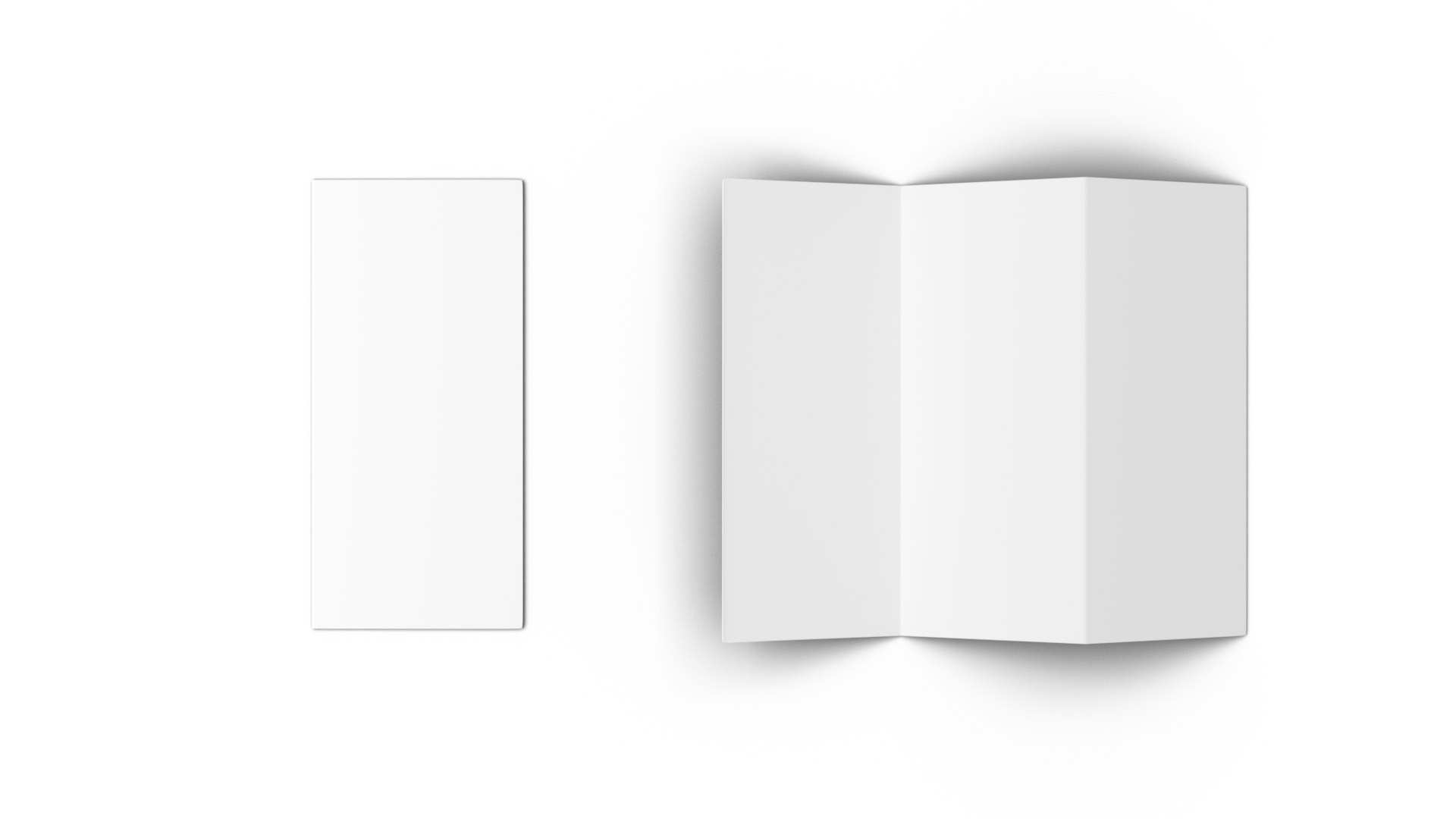 3D Folded Leaflet - TurboSquid 1522112