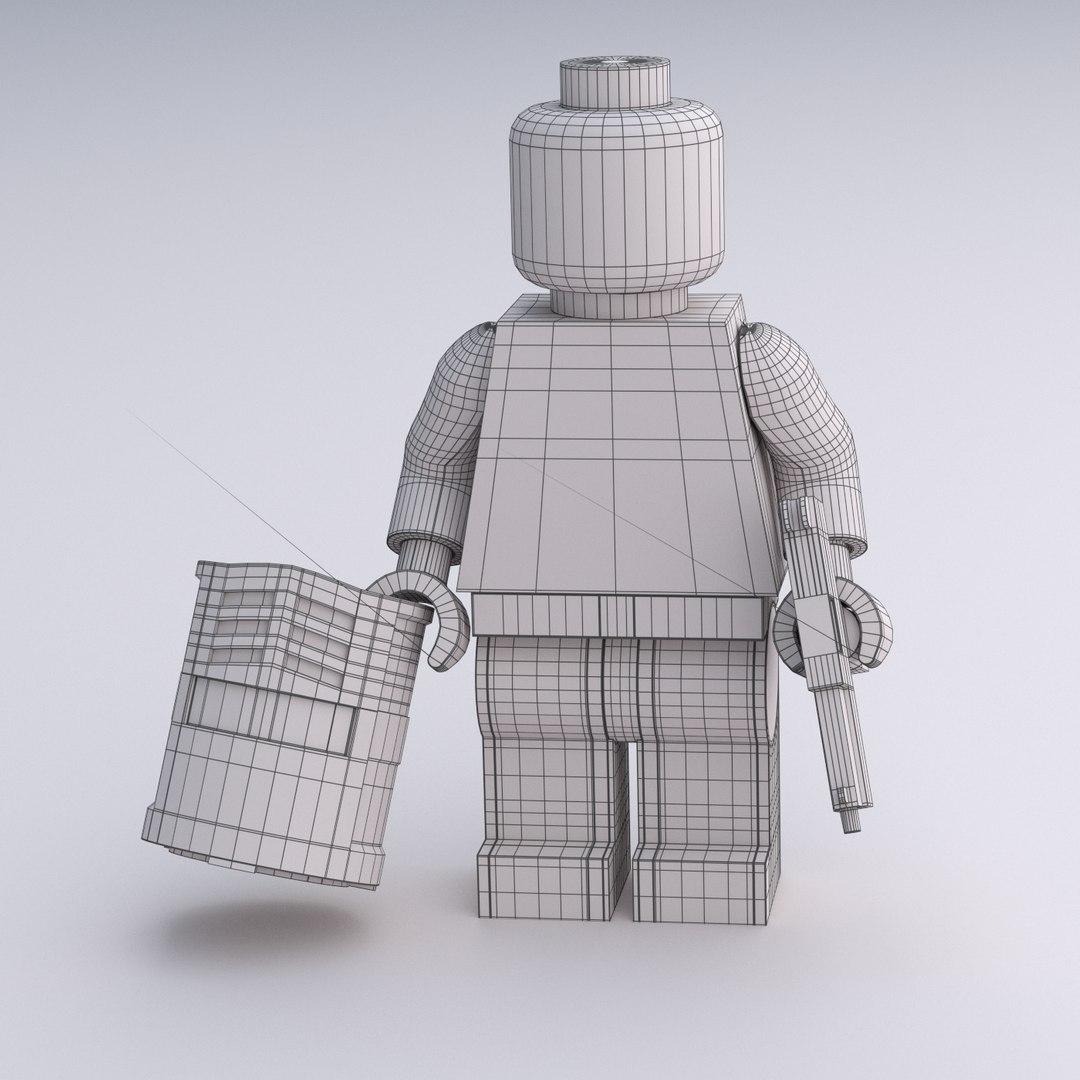 3d Action Force Blender Model