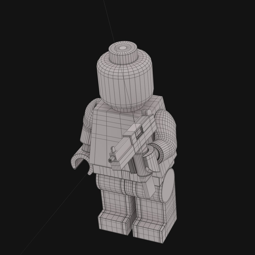 3d Action Force Blender Model