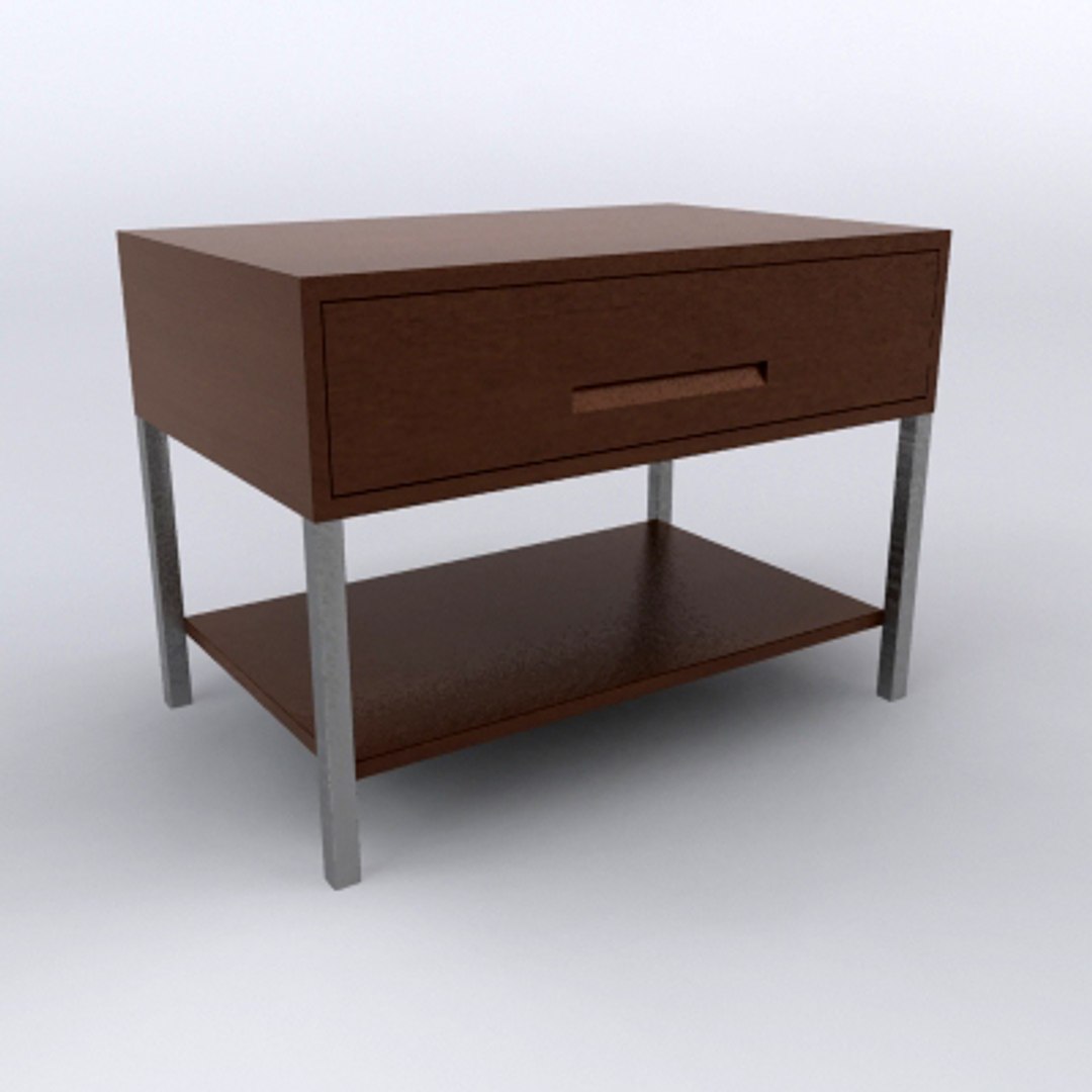 3d model bedside table