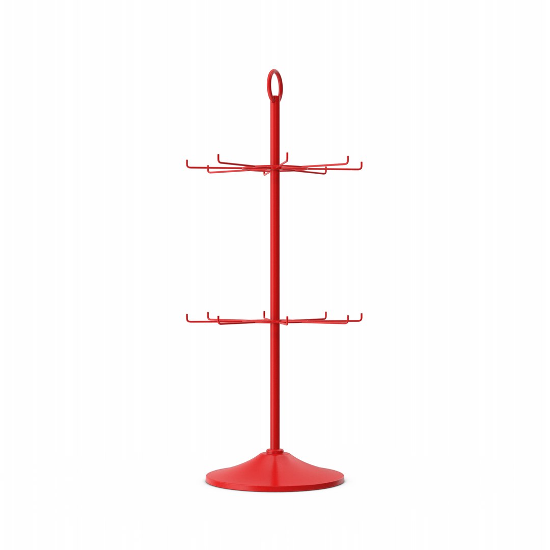 Red Hookstand 3D model - TurboSquid 2180682