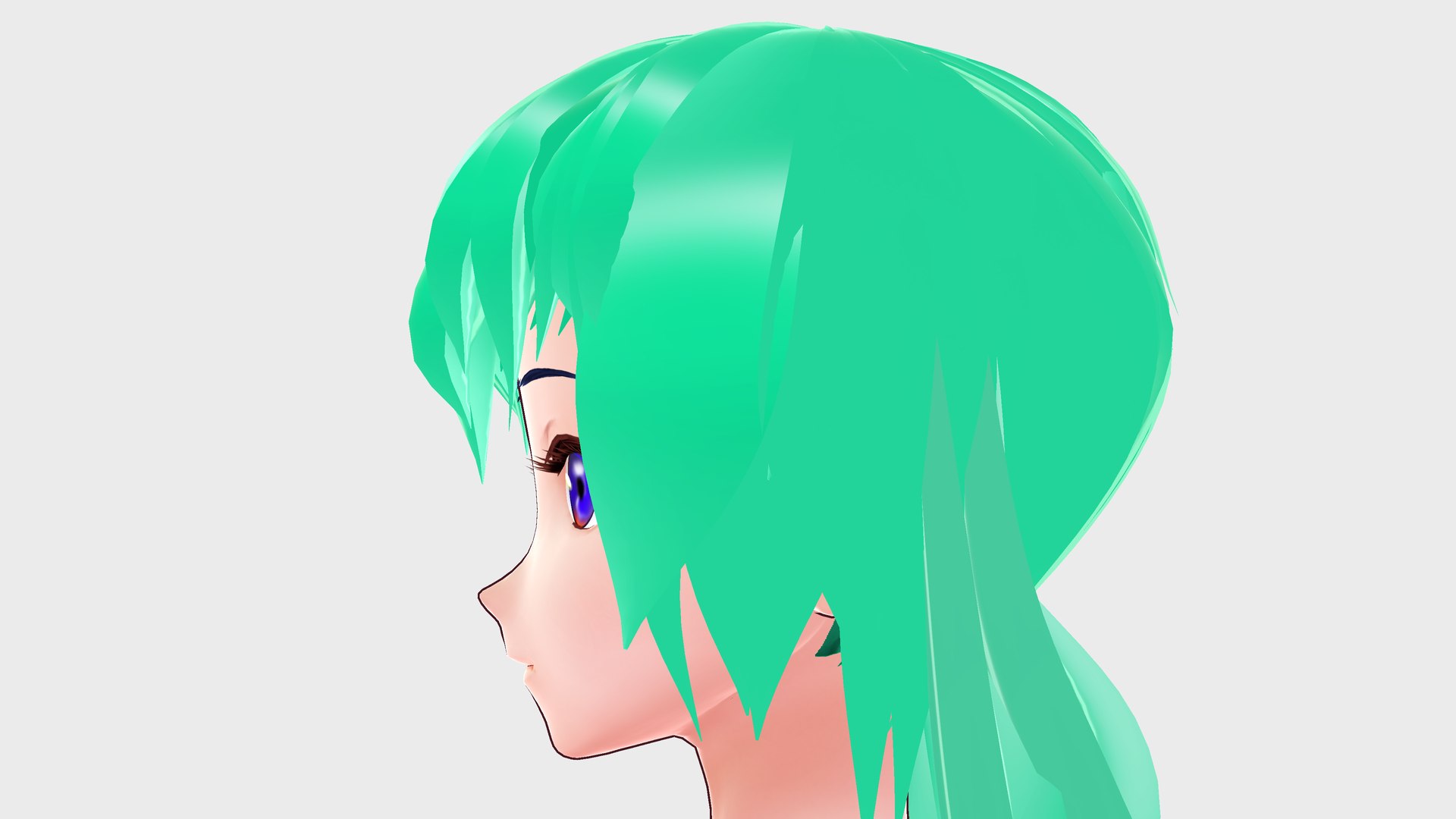 3D Anime Character Dancer Shape - TurboSquid 1628926