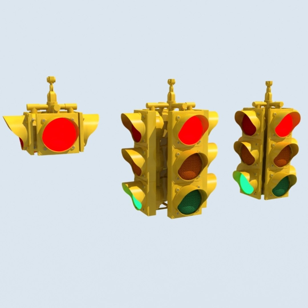Traffic Lights 3ds