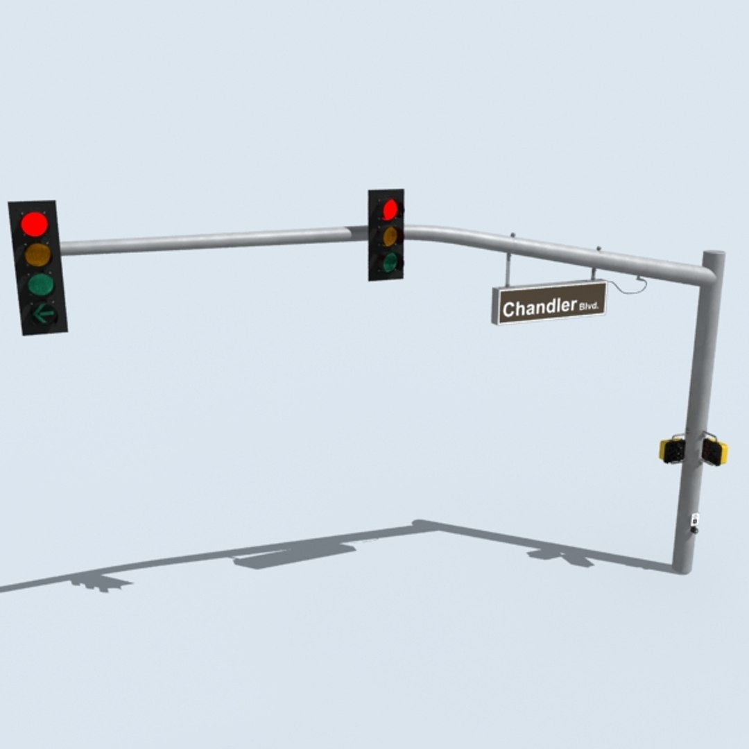 Traffic Lights 3ds