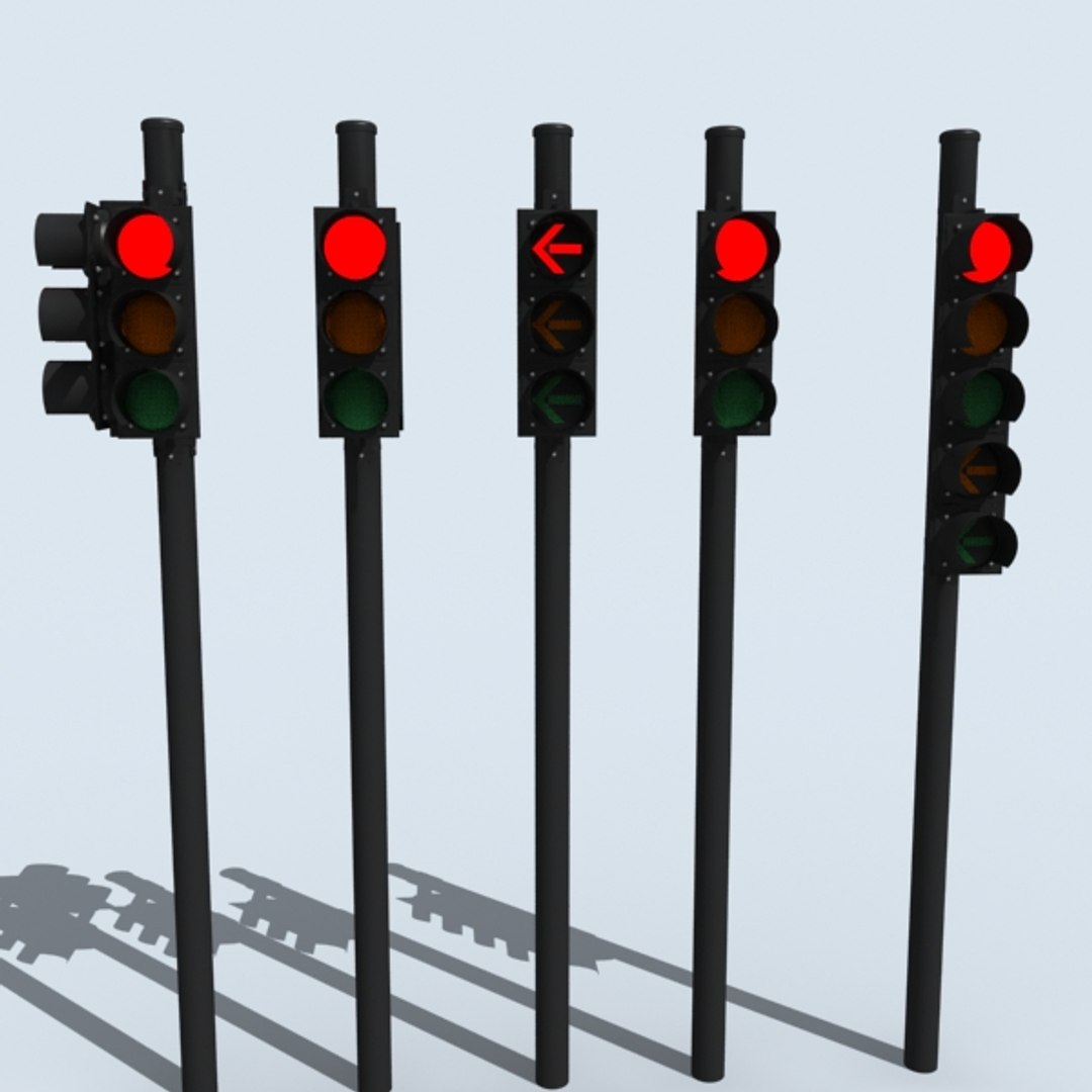 Traffic Lights 3ds