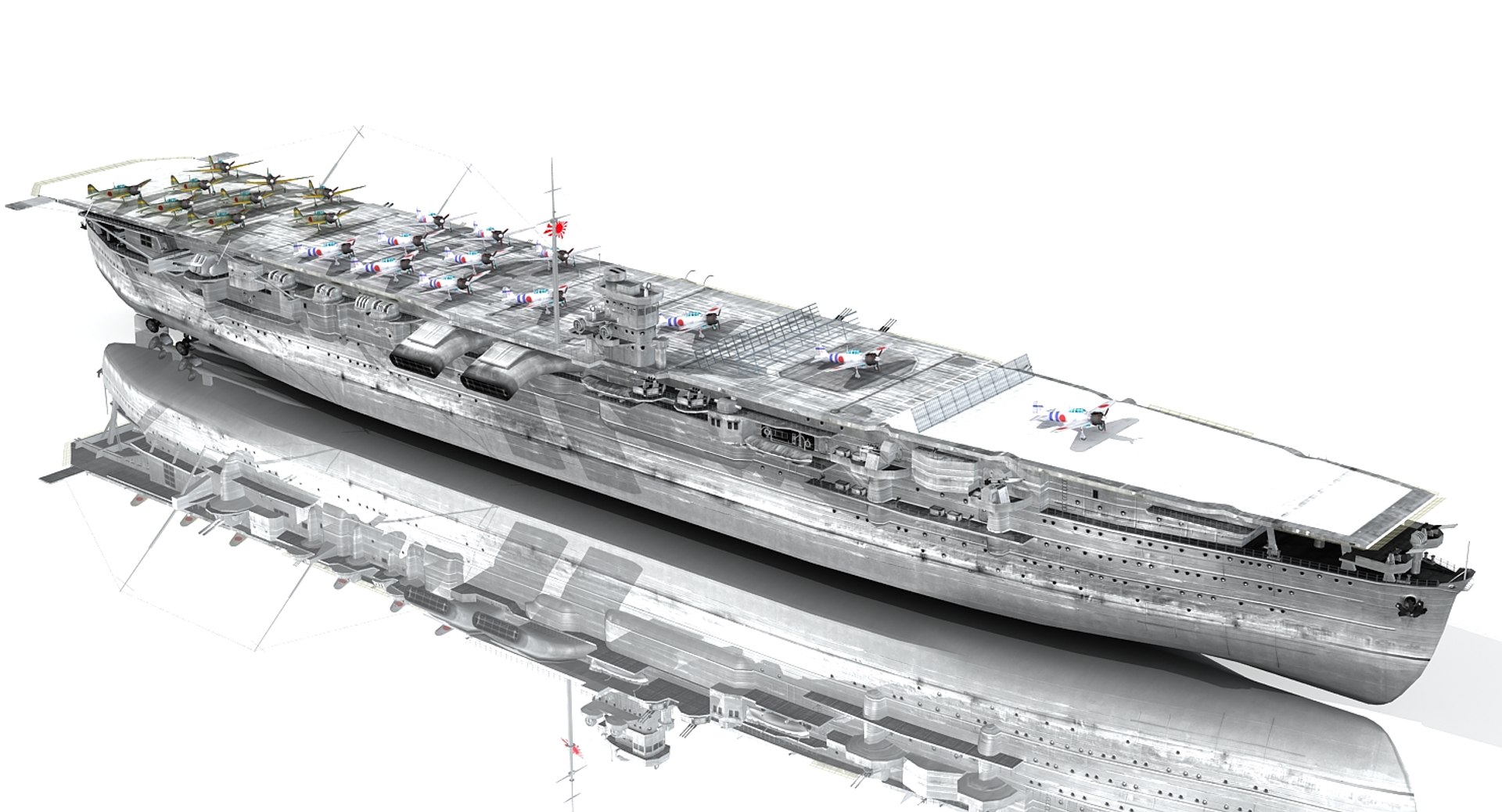 Japanese soryu model - TurboSquid 1305516