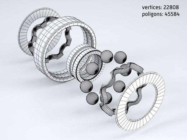 3d bearing model