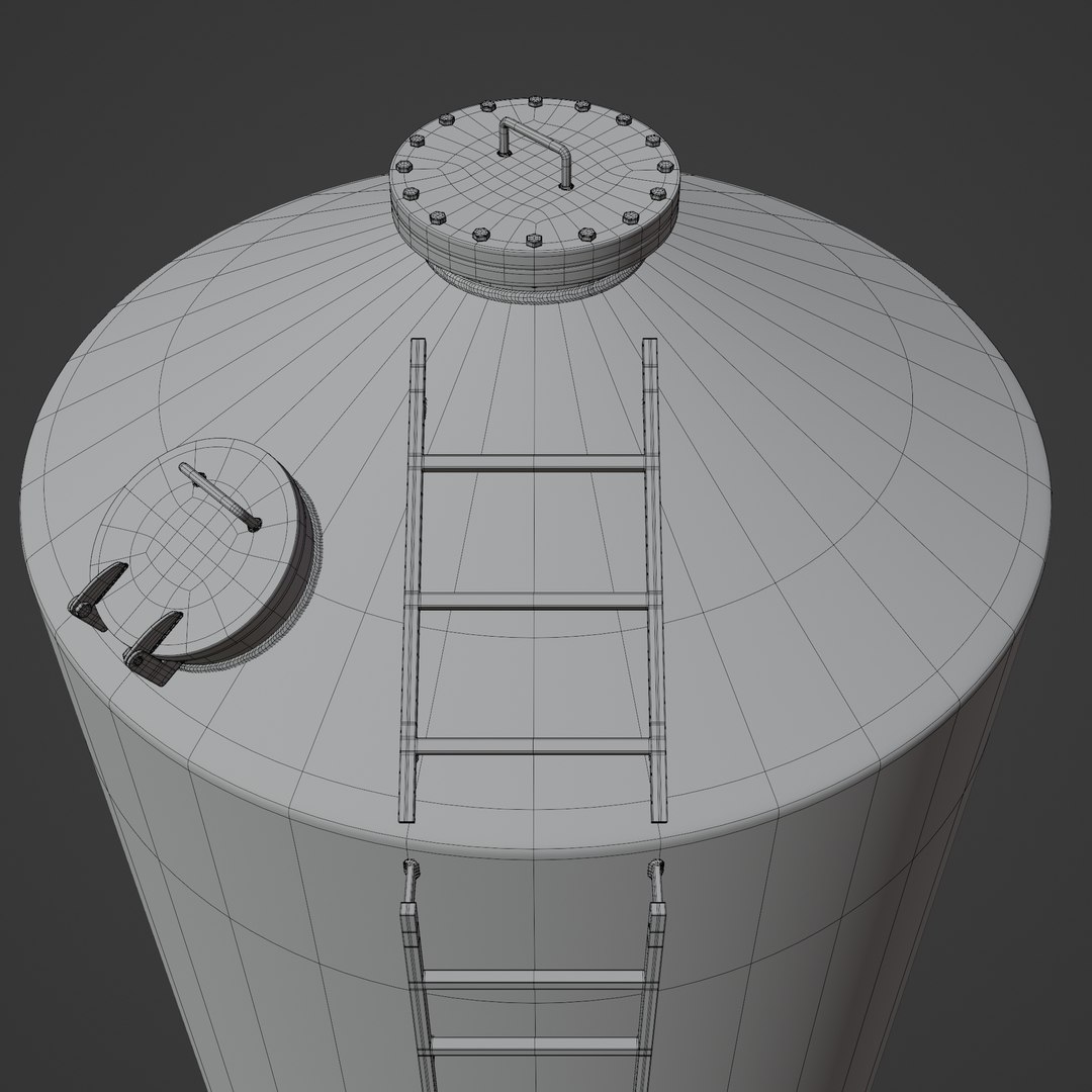 Silo Storage model - TurboSquid 2053311
