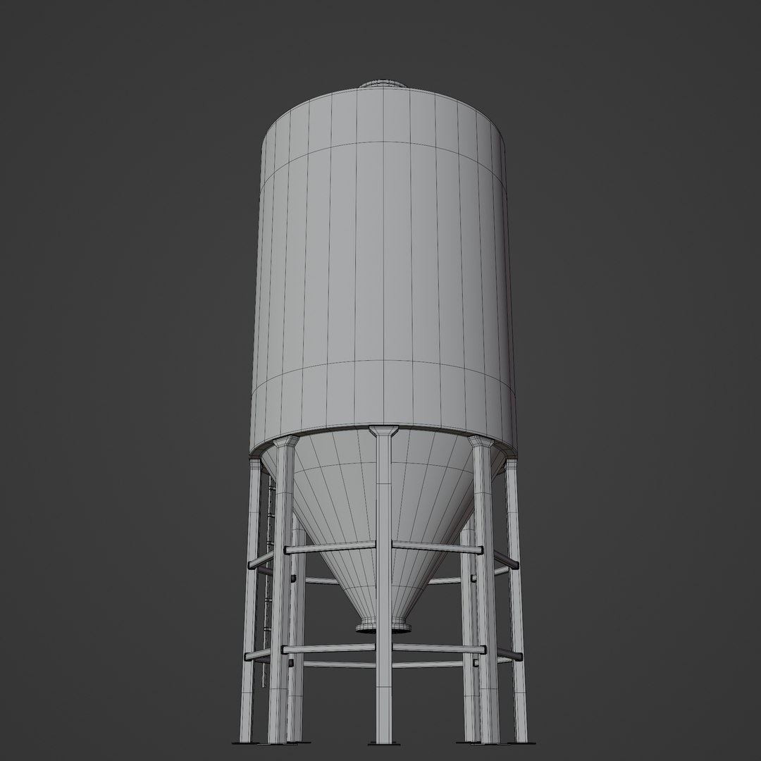 Silo Storage model - TurboSquid 2053311