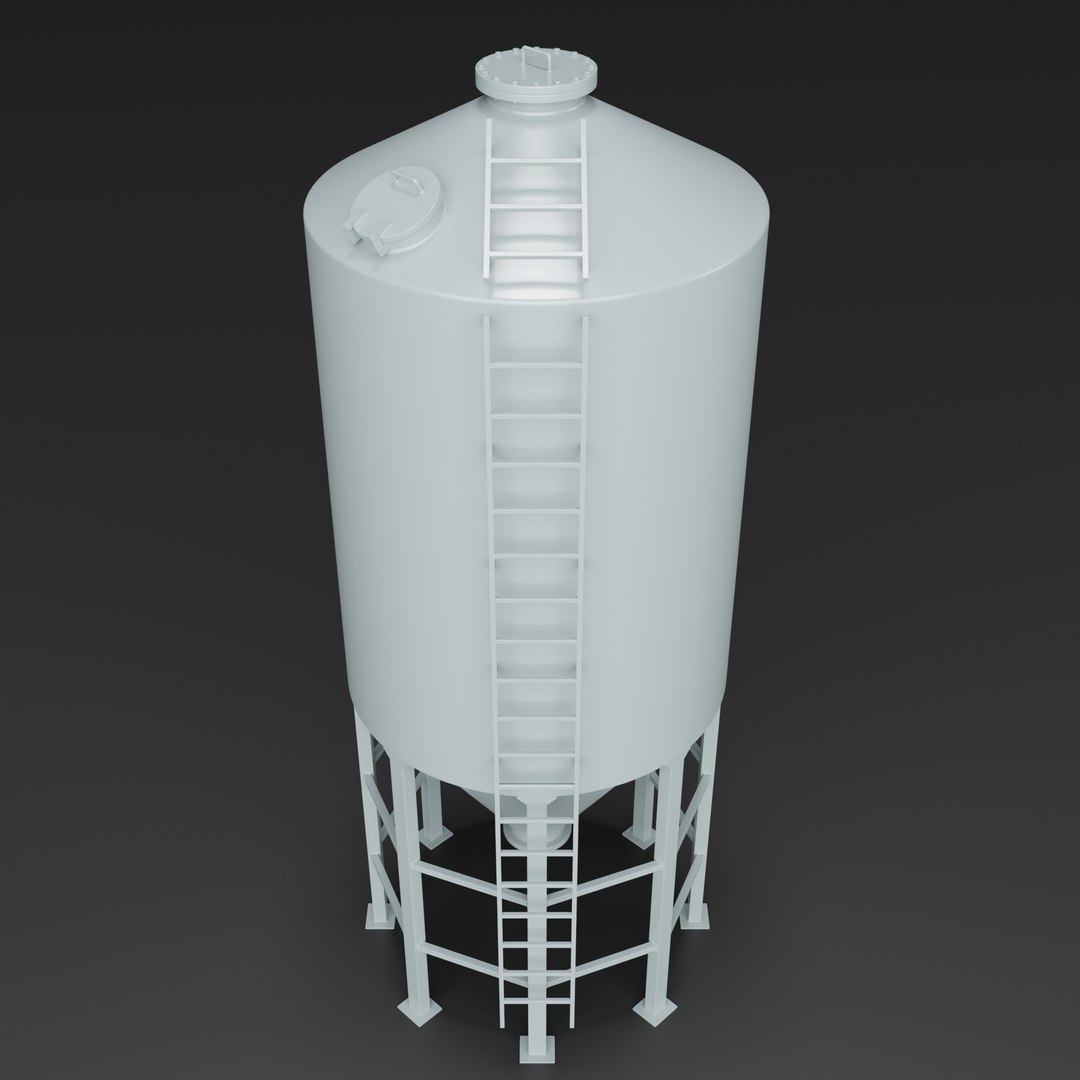 Silo Storage model - TurboSquid 2053311