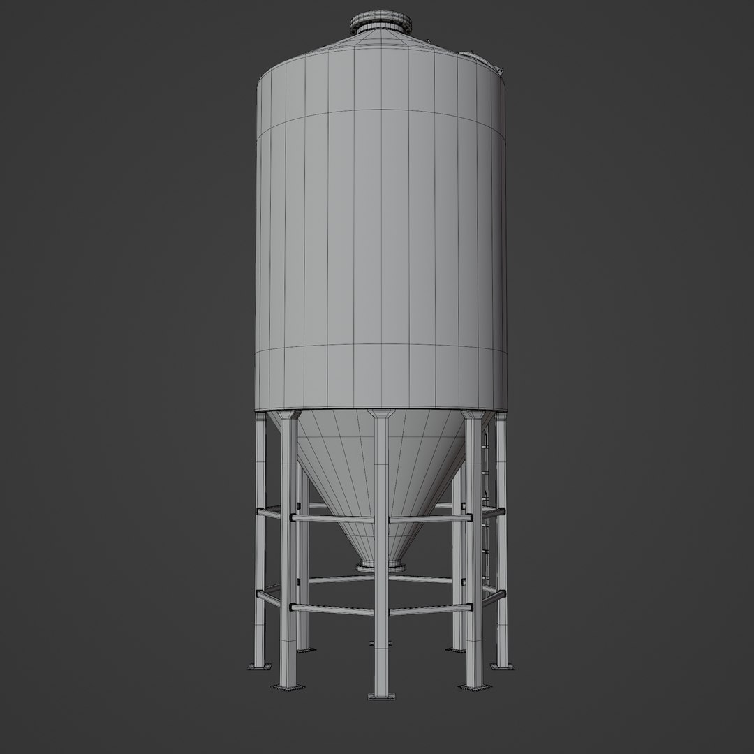 Silo Storage model - TurboSquid 2053311