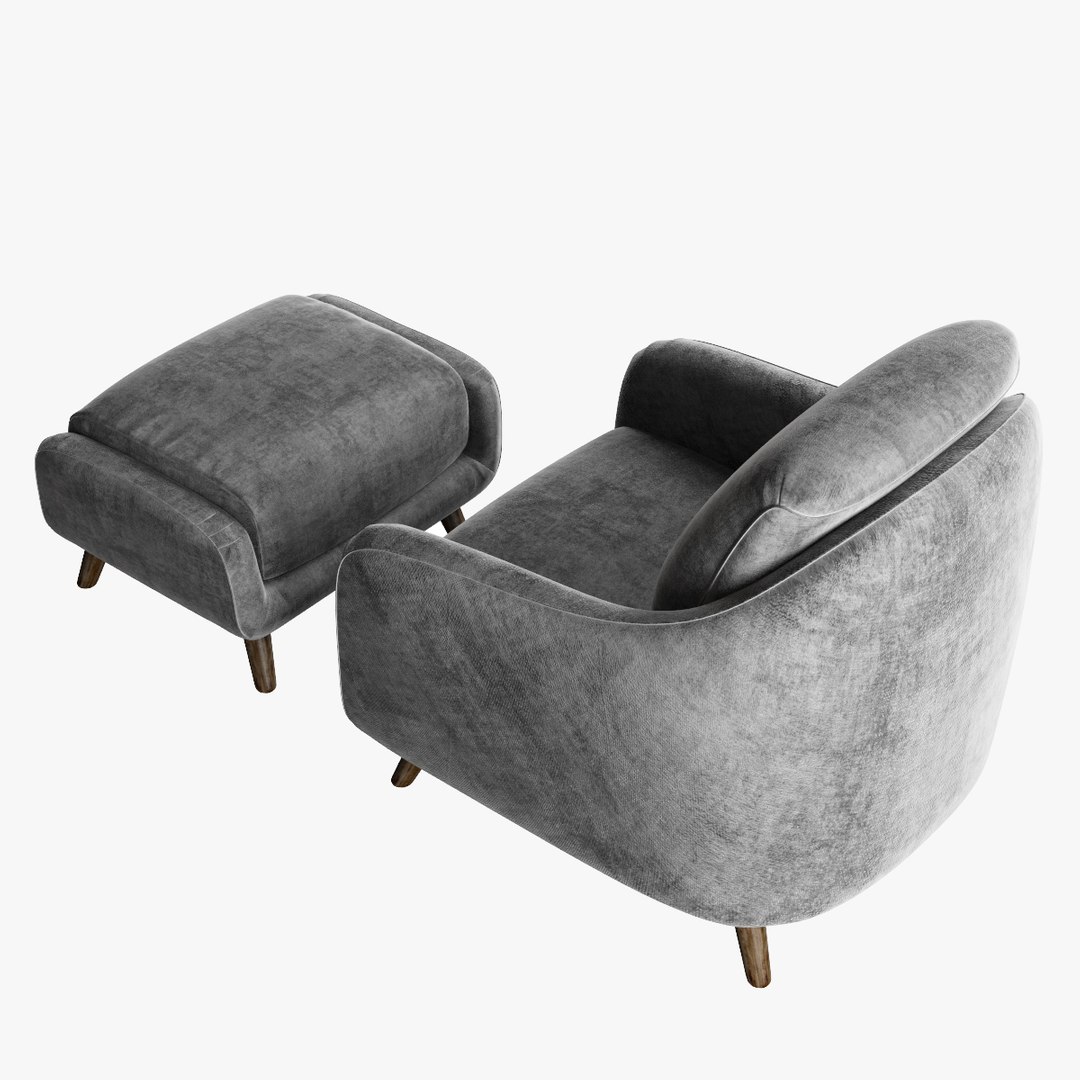 3D Studio Brussels Chair - TurboSquid 1355590