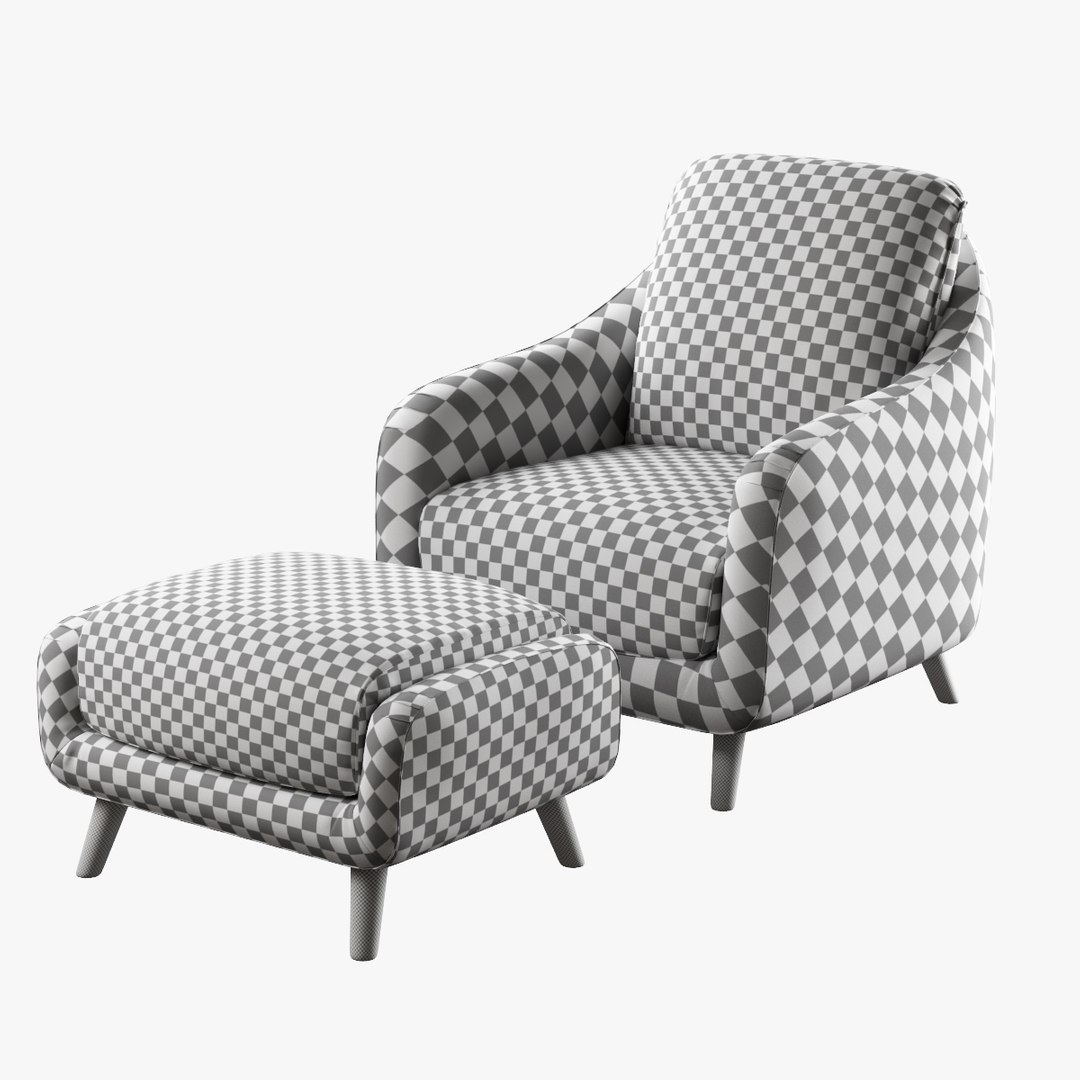 3D Studio Brussels Chair - TurboSquid 1355590