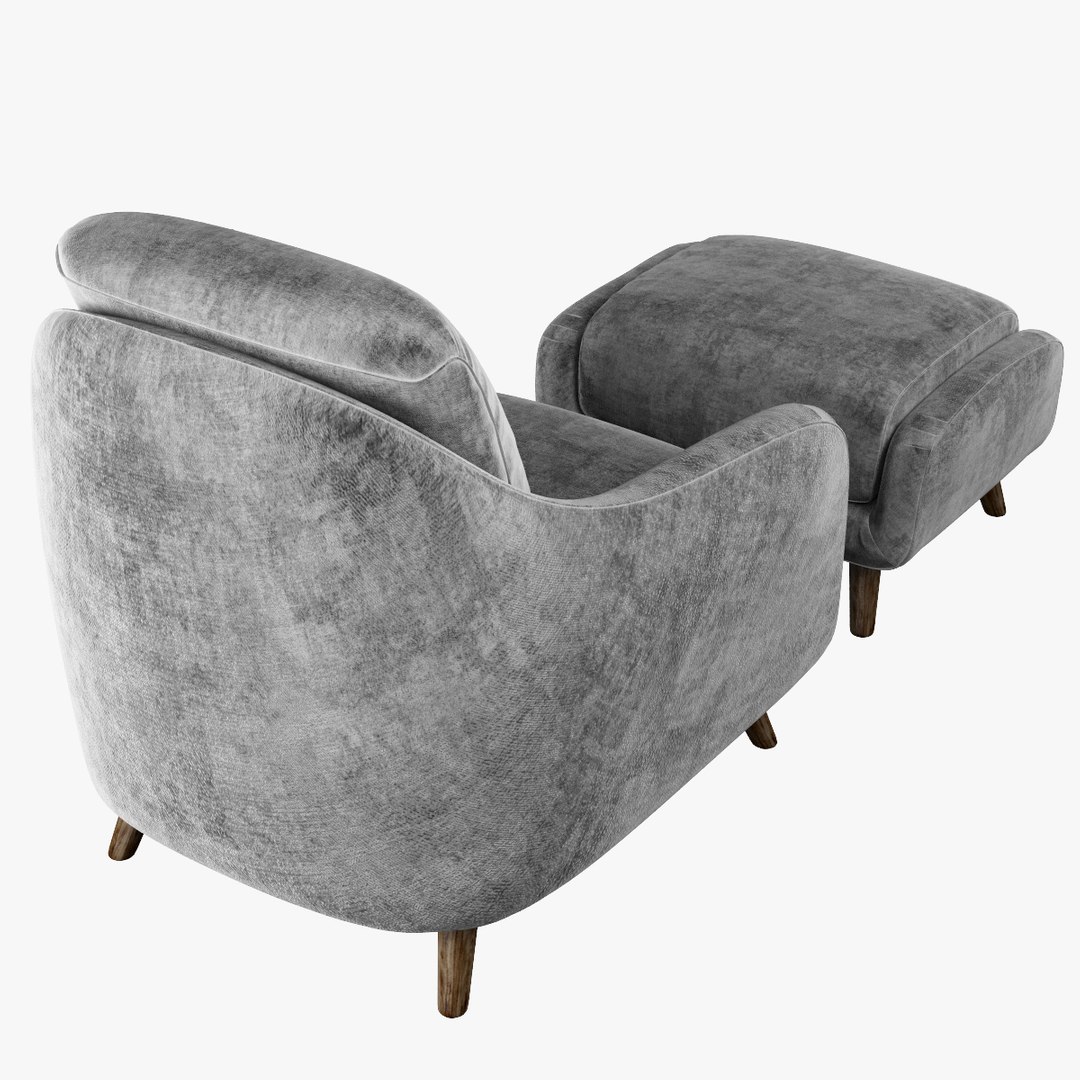 3D Studio Brussels Chair - TurboSquid 1355590