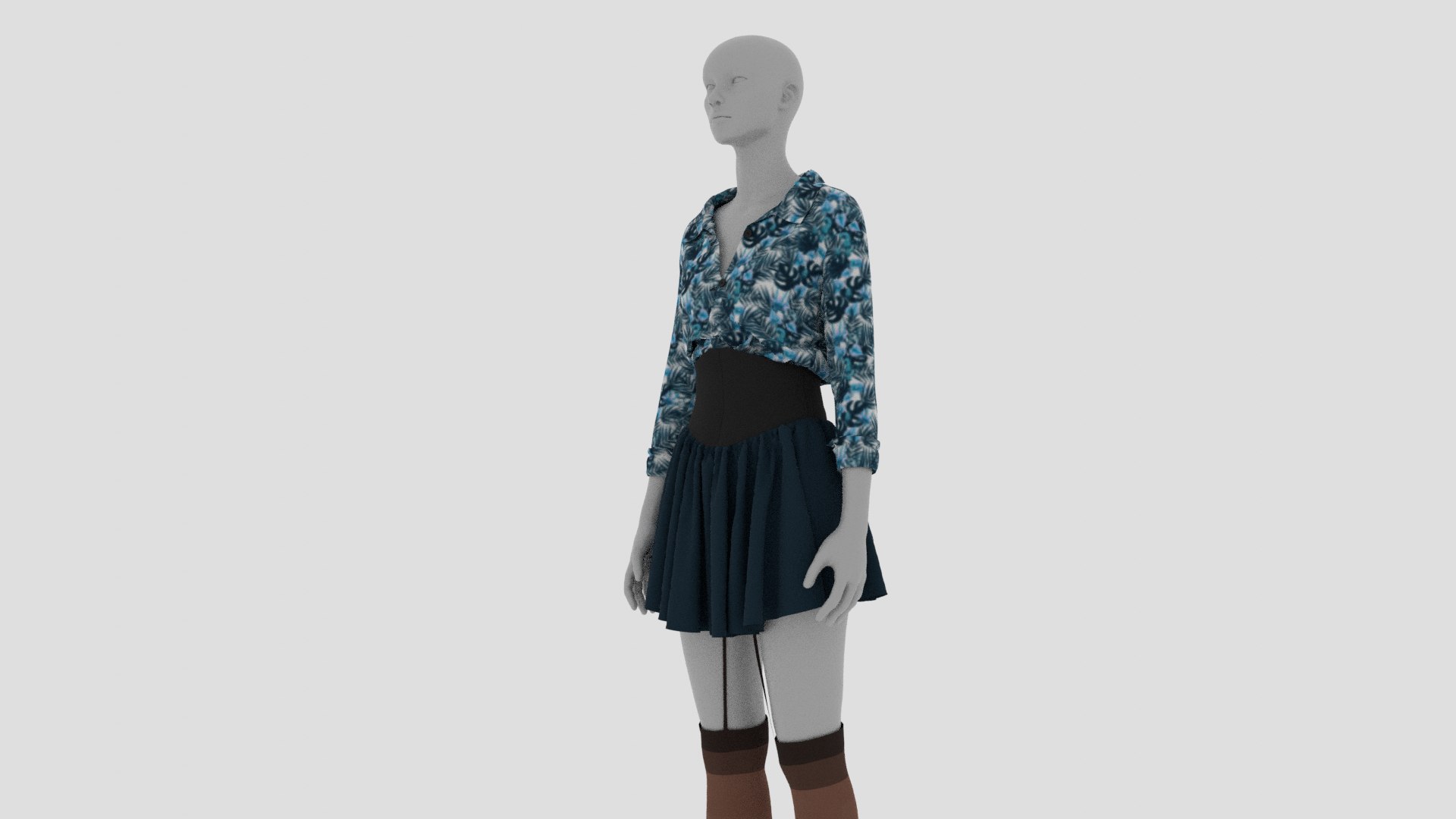 3D Womens Dress - Female Outfit Clothes Model - TurboSquid 2007942