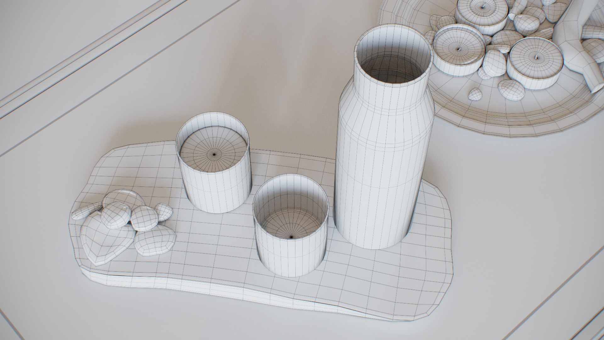 Table wooden living room 3D model - TurboSquid 1176728