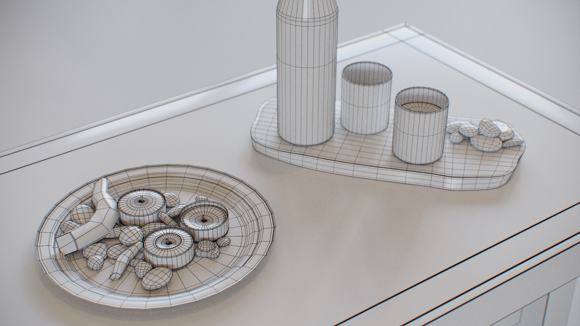 Table Wooden Living Room 3D Model - TurboSquid 1176728