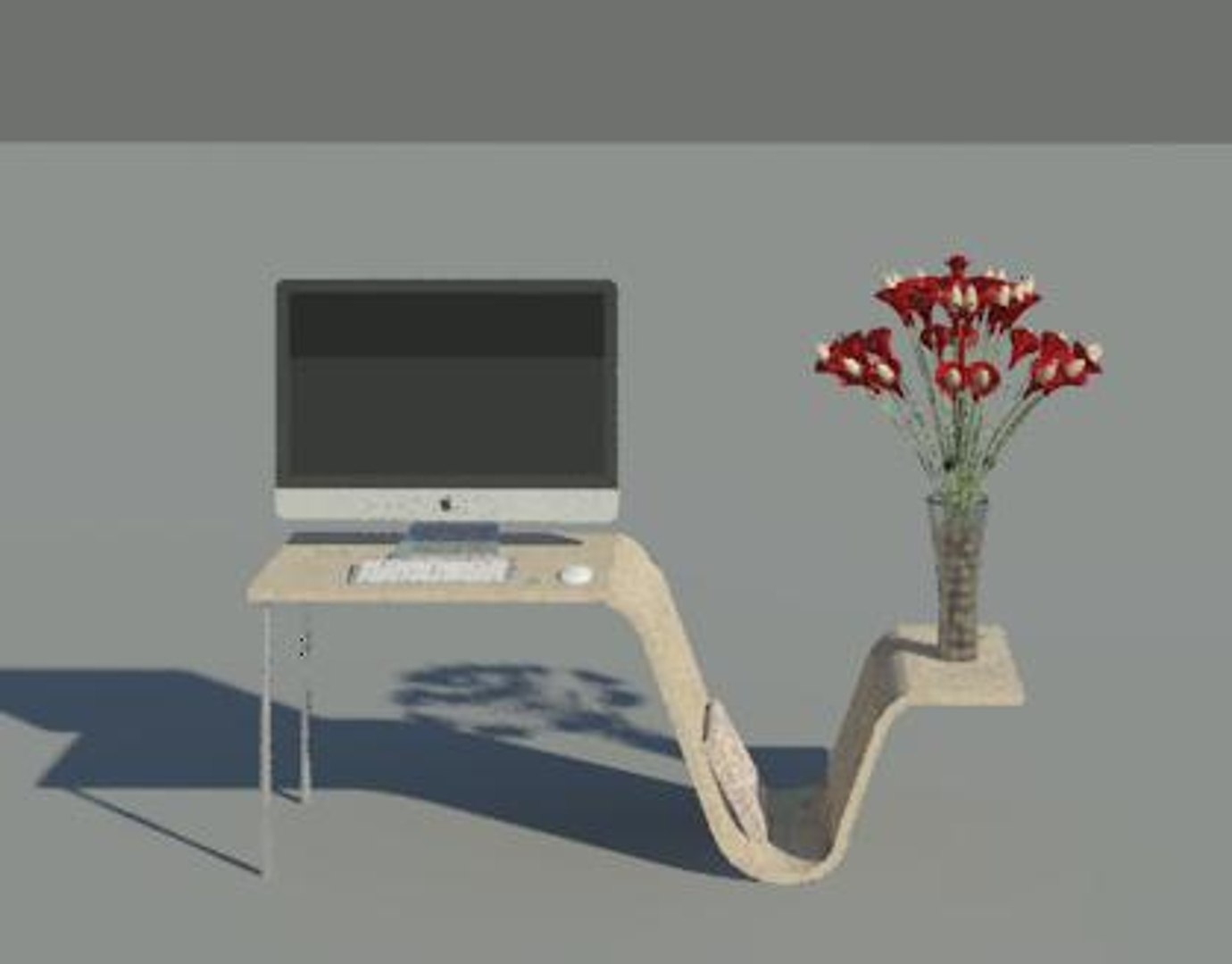Study Desk 3D Model - TurboSquid 1292026
