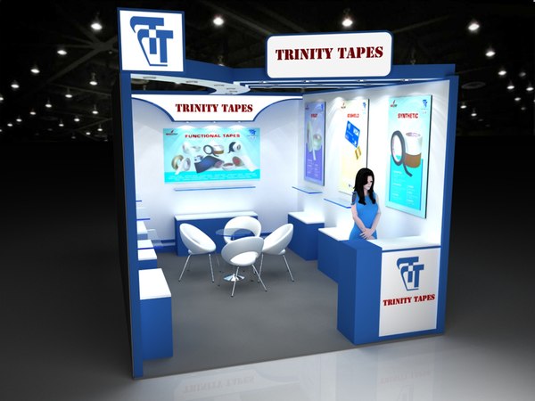 modelo 3d One side open stand - TurboSquid 1990992