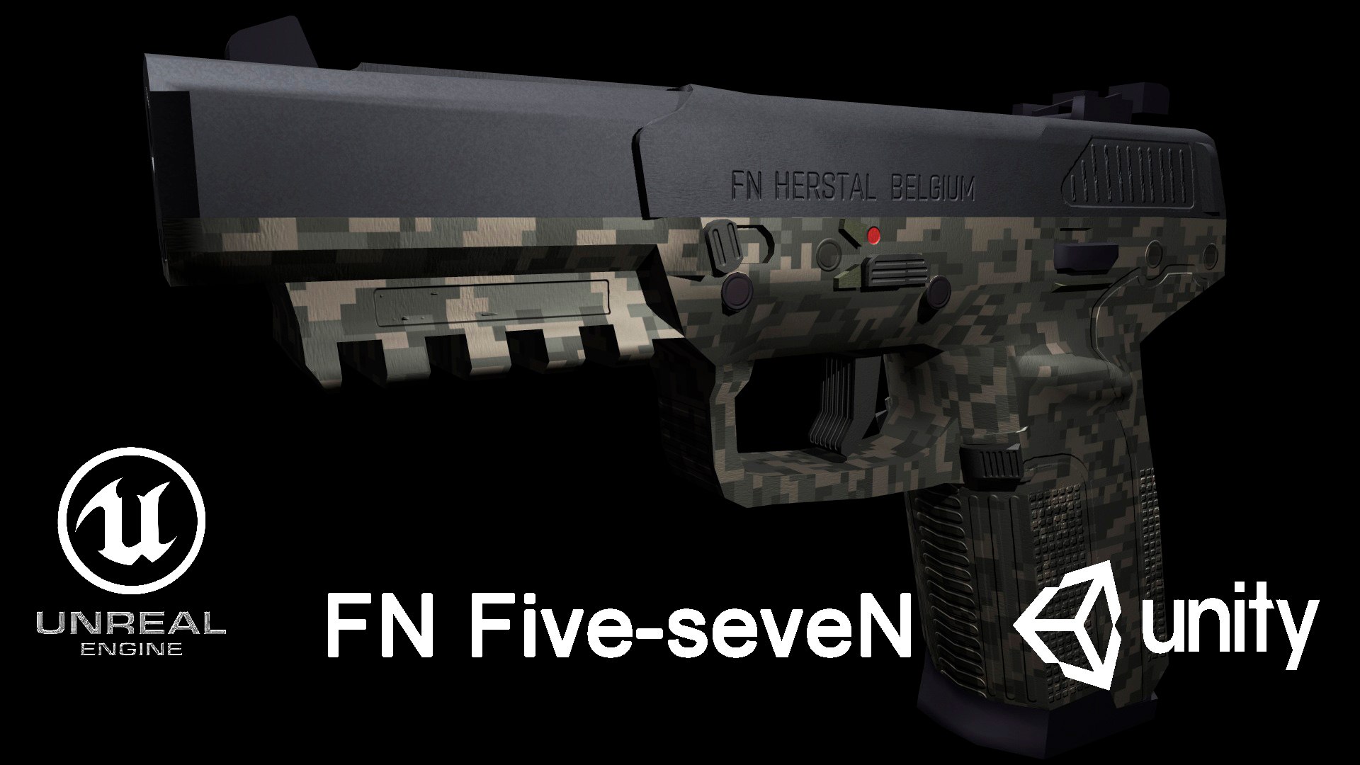 Pistol FN Five-seveN 3D model - TurboSquid 1724632