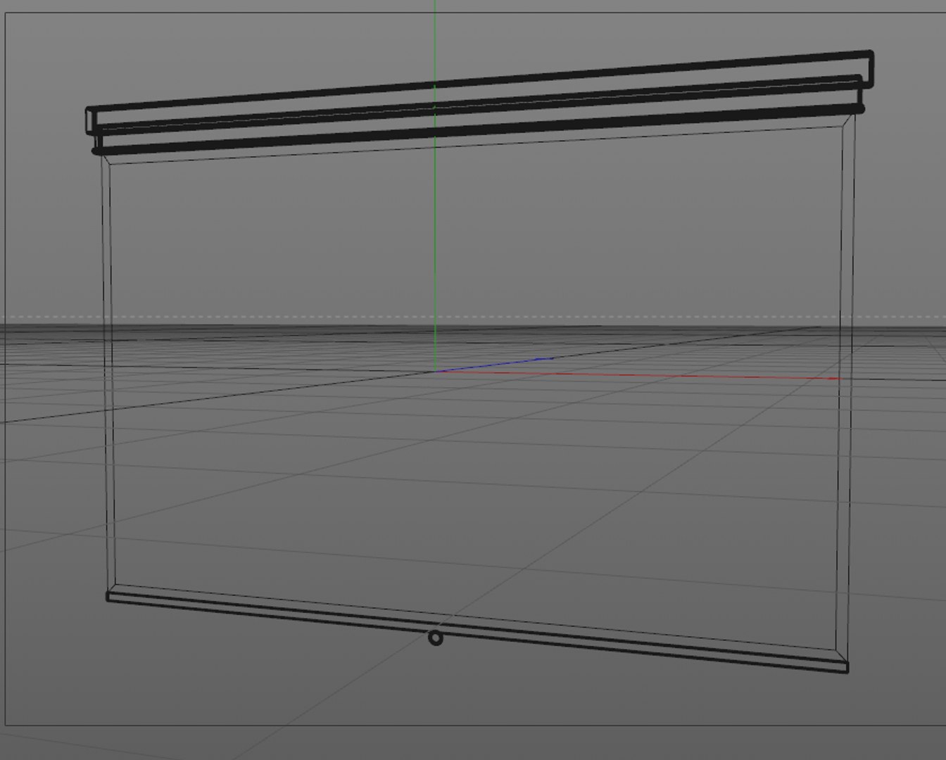 3d C4d Projector Screen