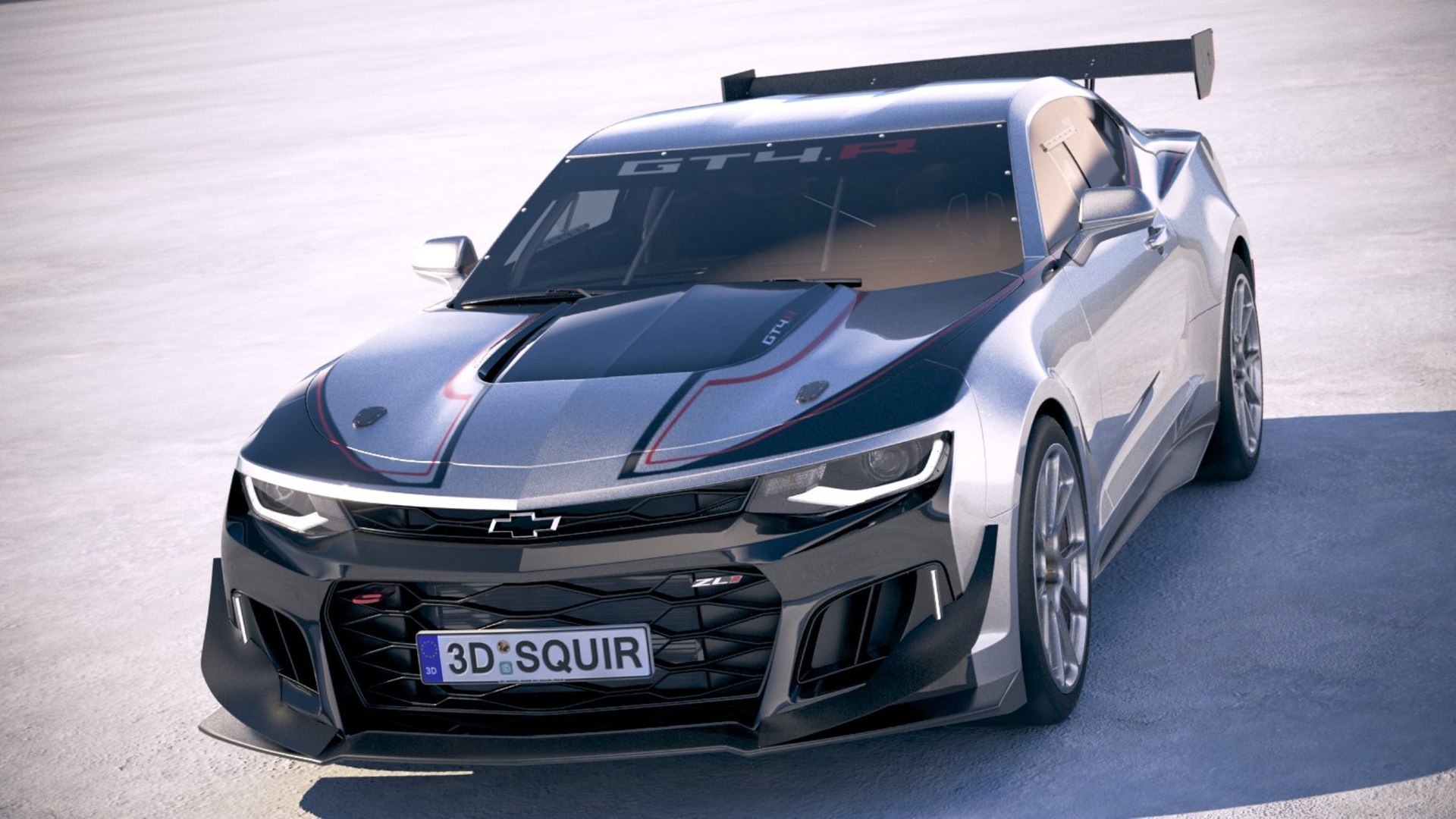 3D Chevrolet Camaro Gt4r - TurboSquid 1665528